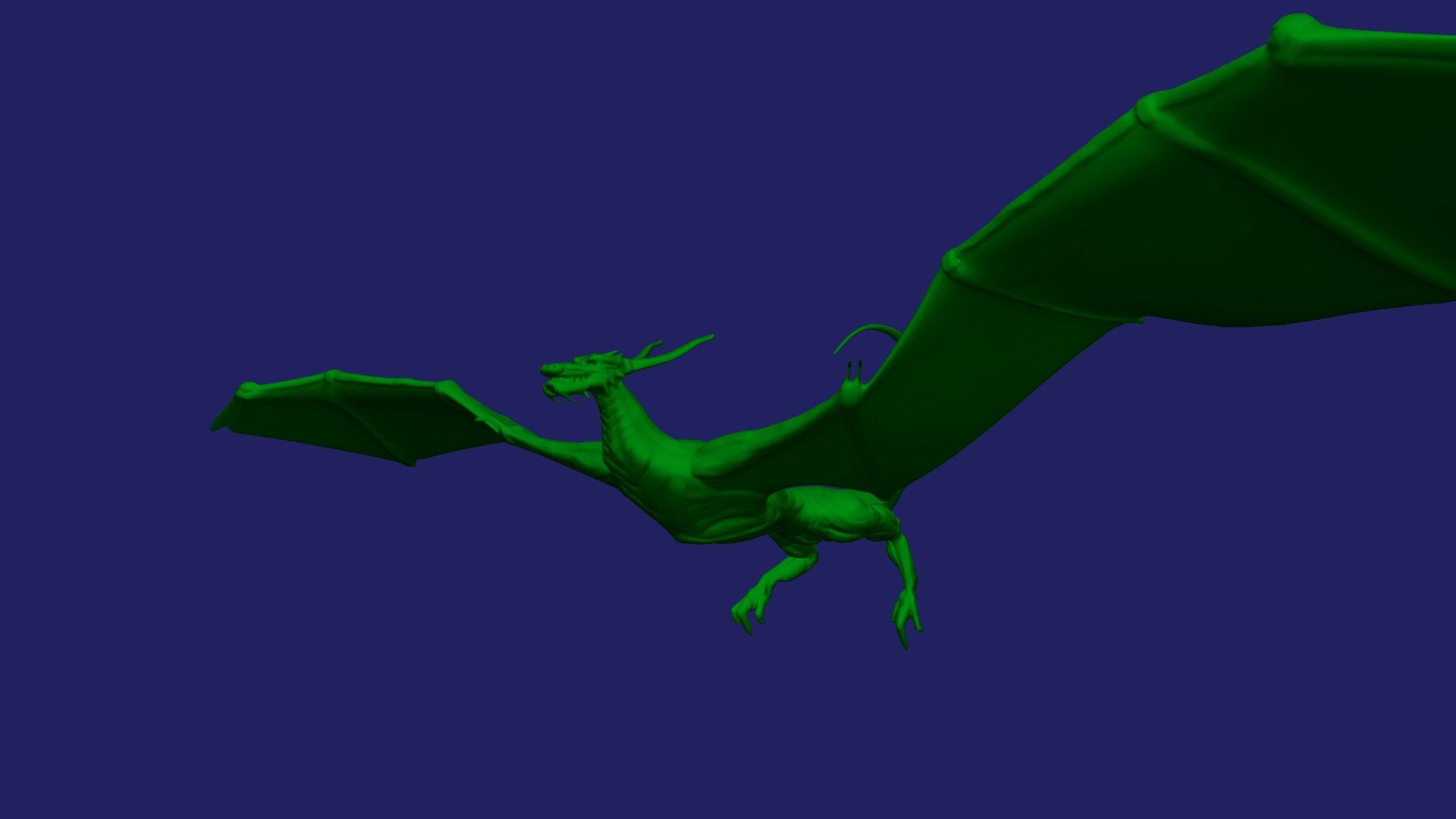 Green Dragon Sculpt - 3D model by calicocody [4a3e9a7] - Sketchfab