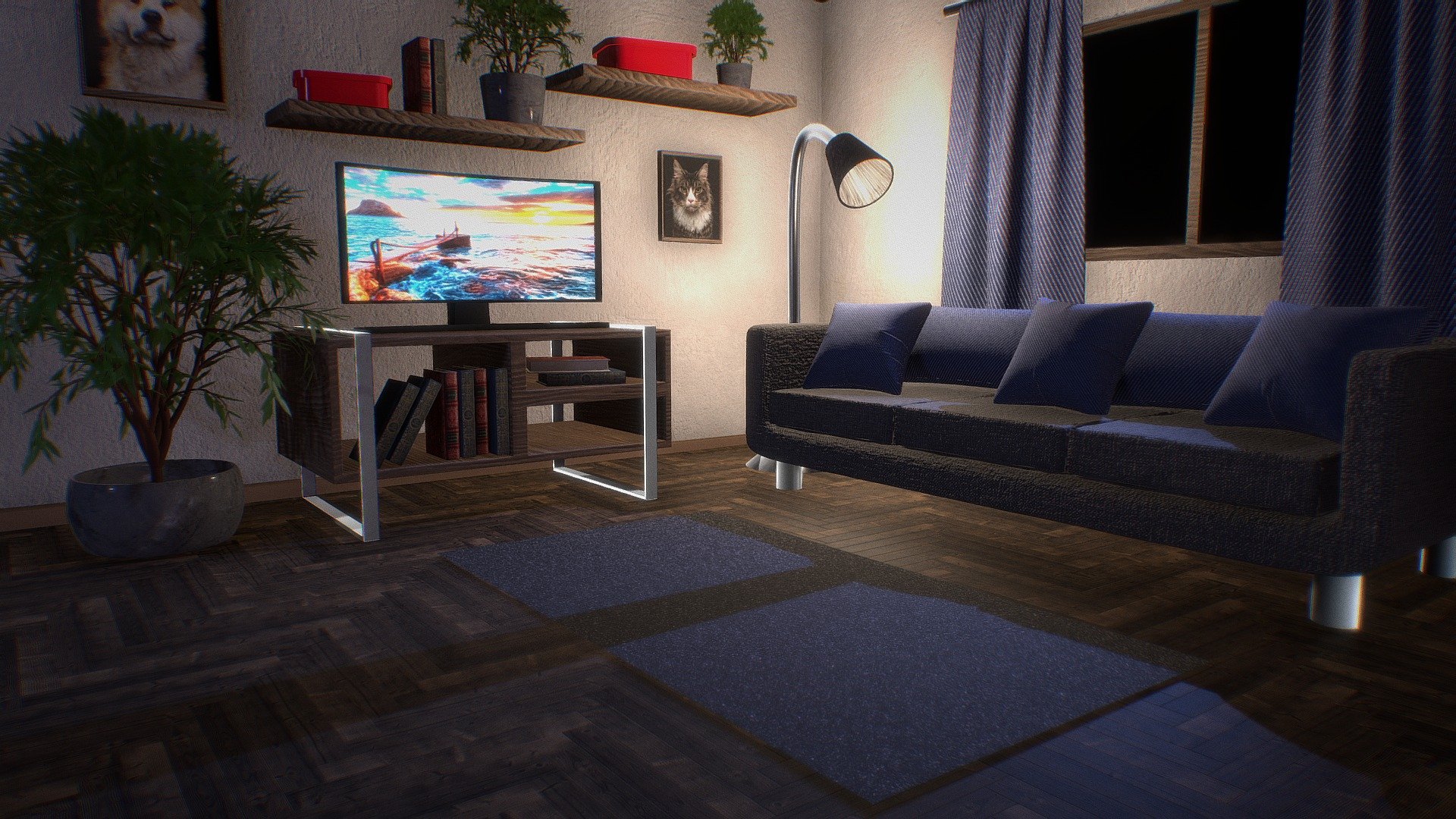 Room - Download Free 3D model by CGulia [4a4053d] - Sketchfab