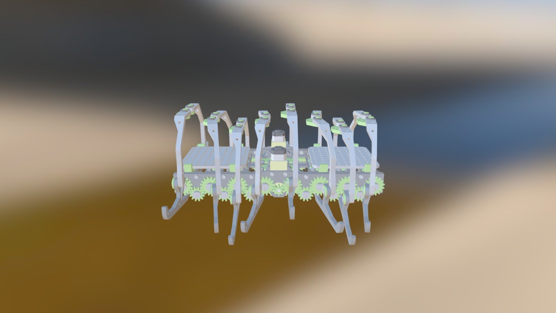 Megapede - 3D model by shodelta [4a4408d] - Sketchfab