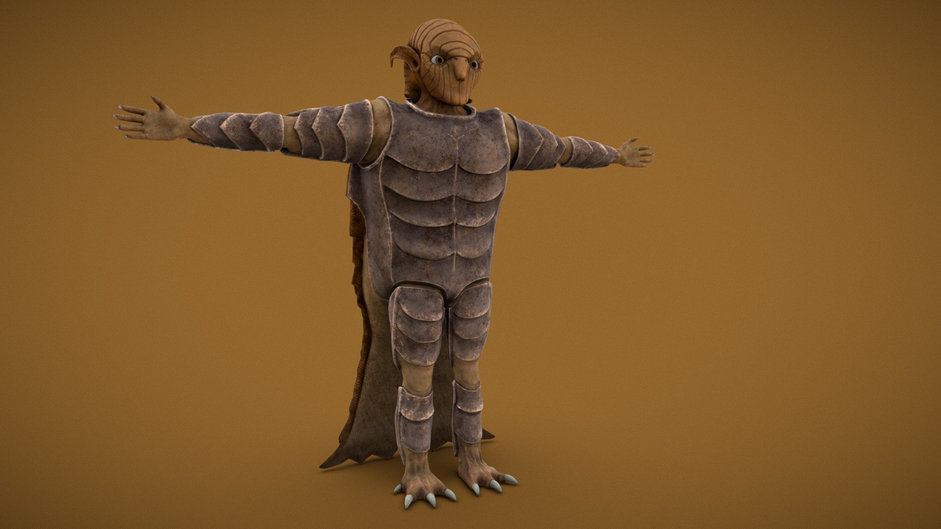 Pangolin Warrior - 3D model by Tricky NPC (@tricky.npc) [4a45c80 ...