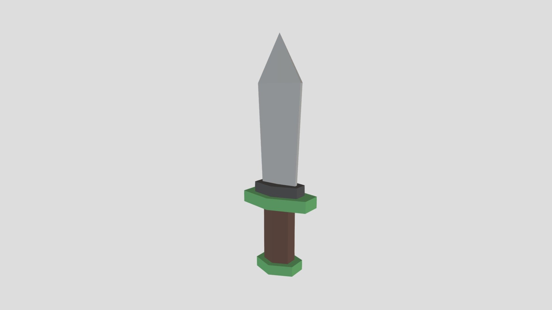 Simple Low Poly Dagger - 3D model by DevHaz [4a469cf] - Sketchfab