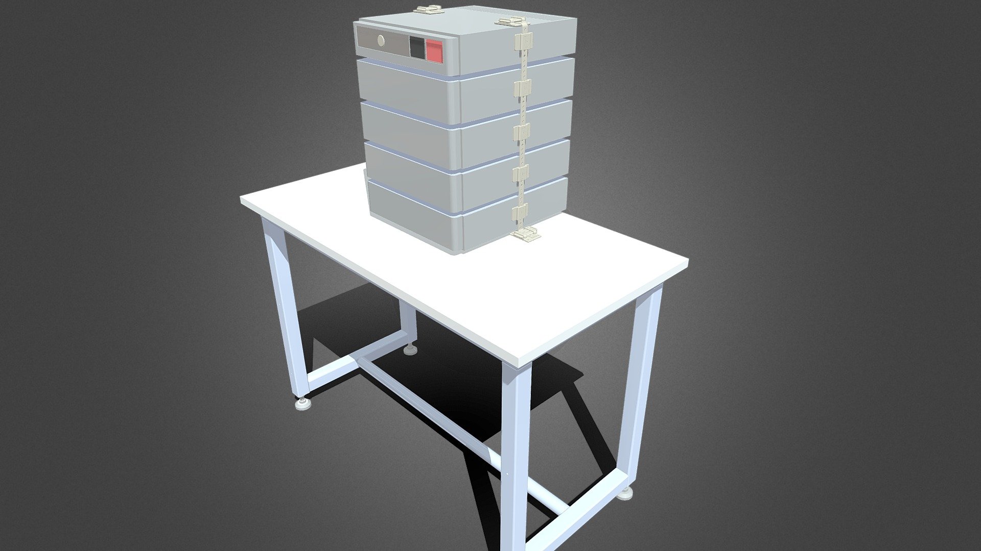 Stacked Equipment (HPLC) Fasteners (203-04) - 3D model by SAFE-T-PROOF ...
