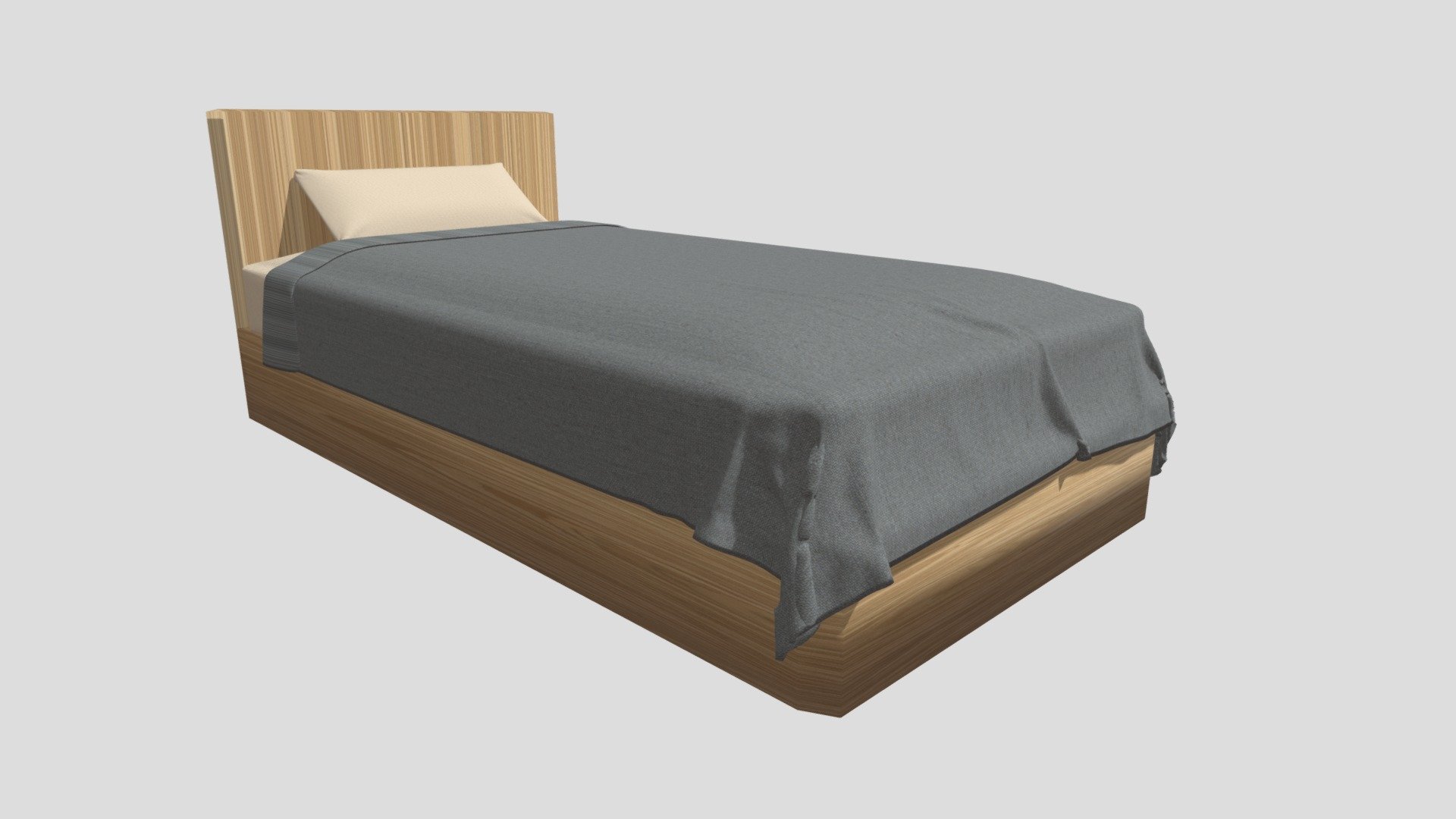 Bed - Download Free 3D model by NatureAssets3D (@super-valentin ...