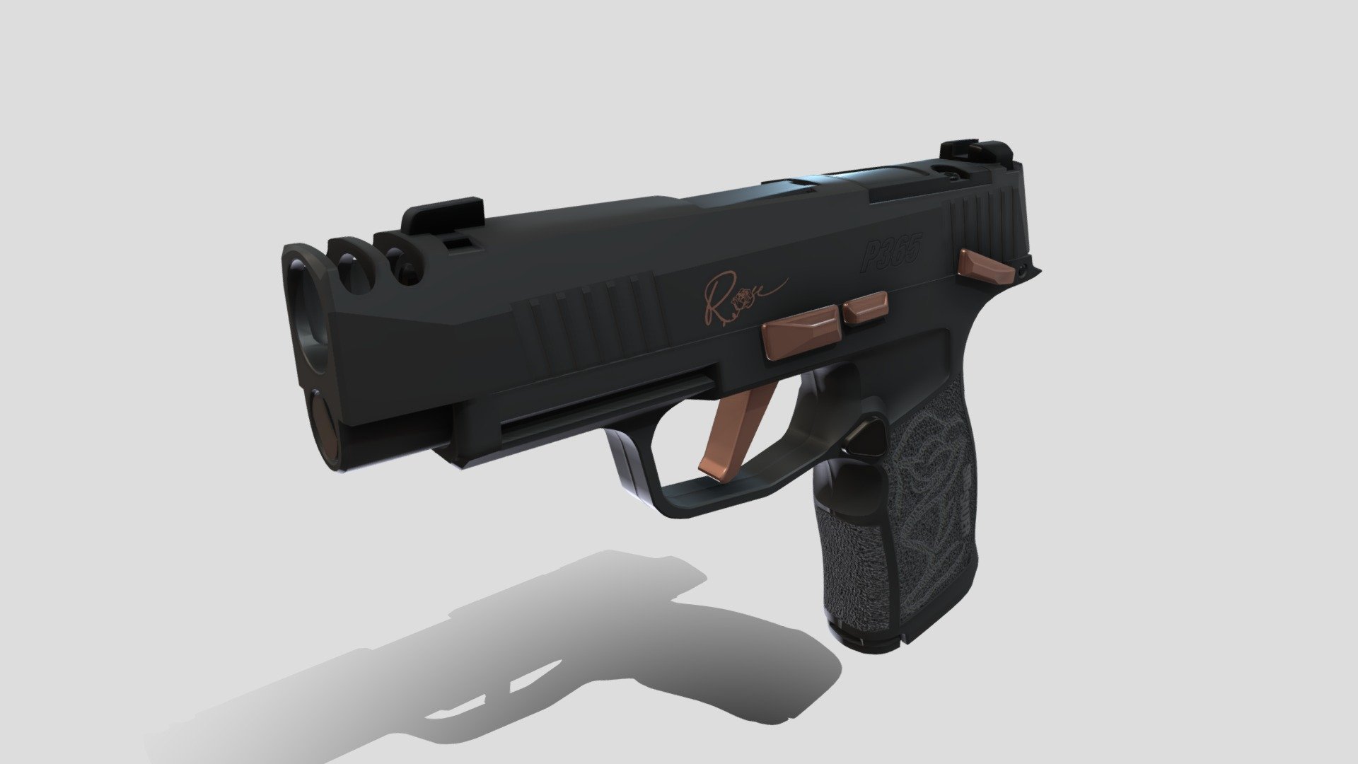 SIG SAUER P365 XL COMP ROSE - 3D model by bibibibirite [4a4d709 ...