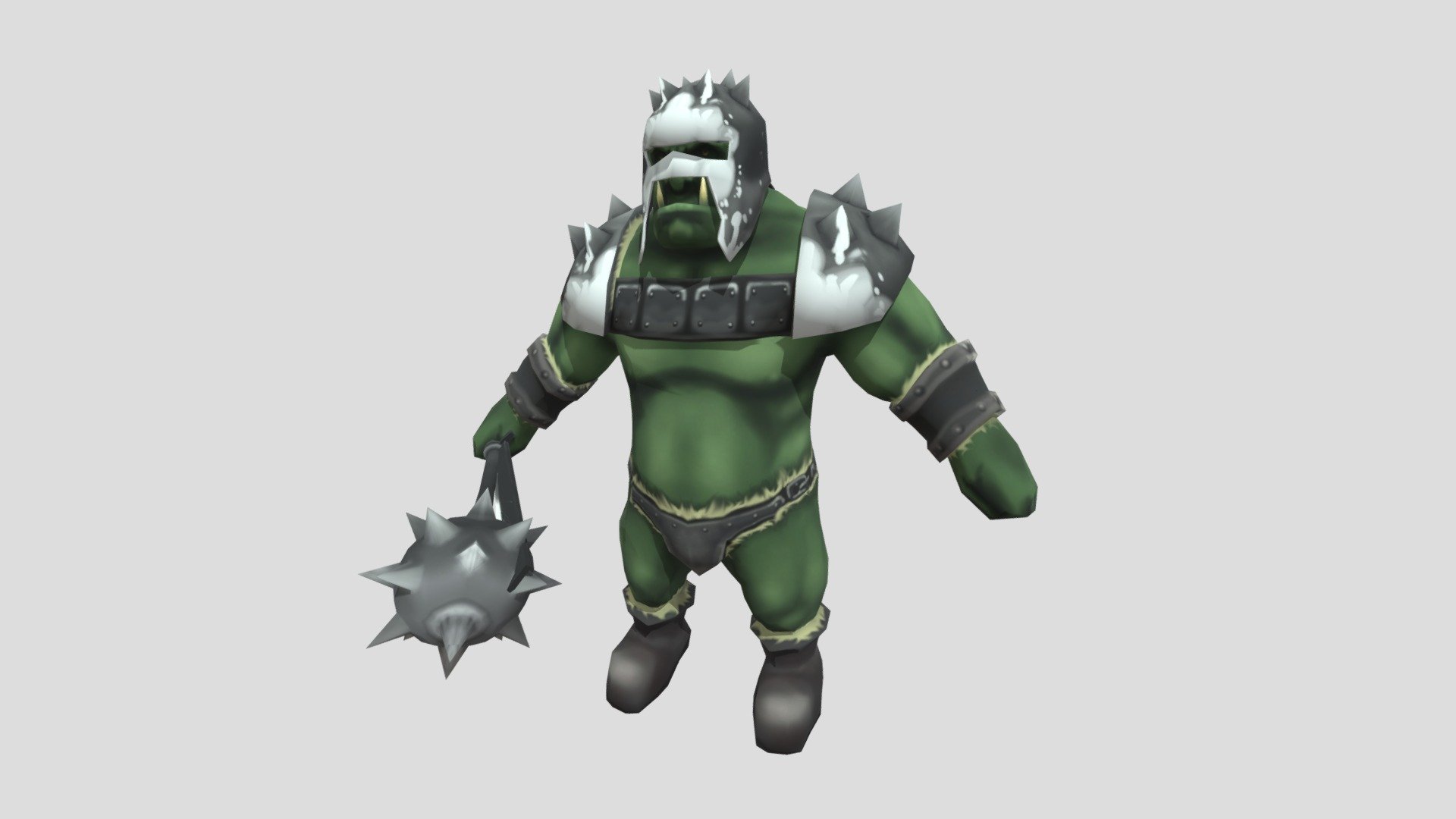 Lowpoly handpainted orc - 3D model by DenWarden (@davylyn4) [4a4e55f ...