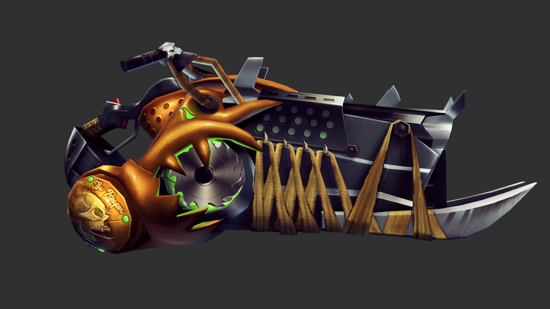 halloween gun - 3D model by JengyMonster [4a4fd15] - Sketchfab