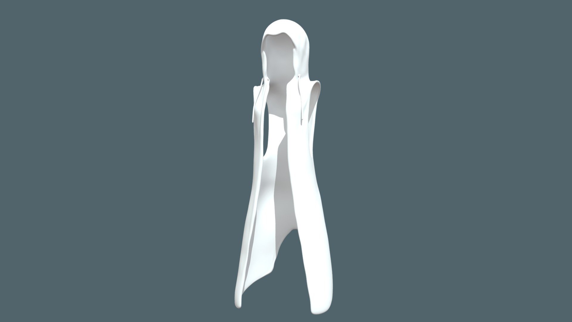 Sleeveless Hoodie - 3D model by hectorbm96 [4a52a01] - Sketchfab