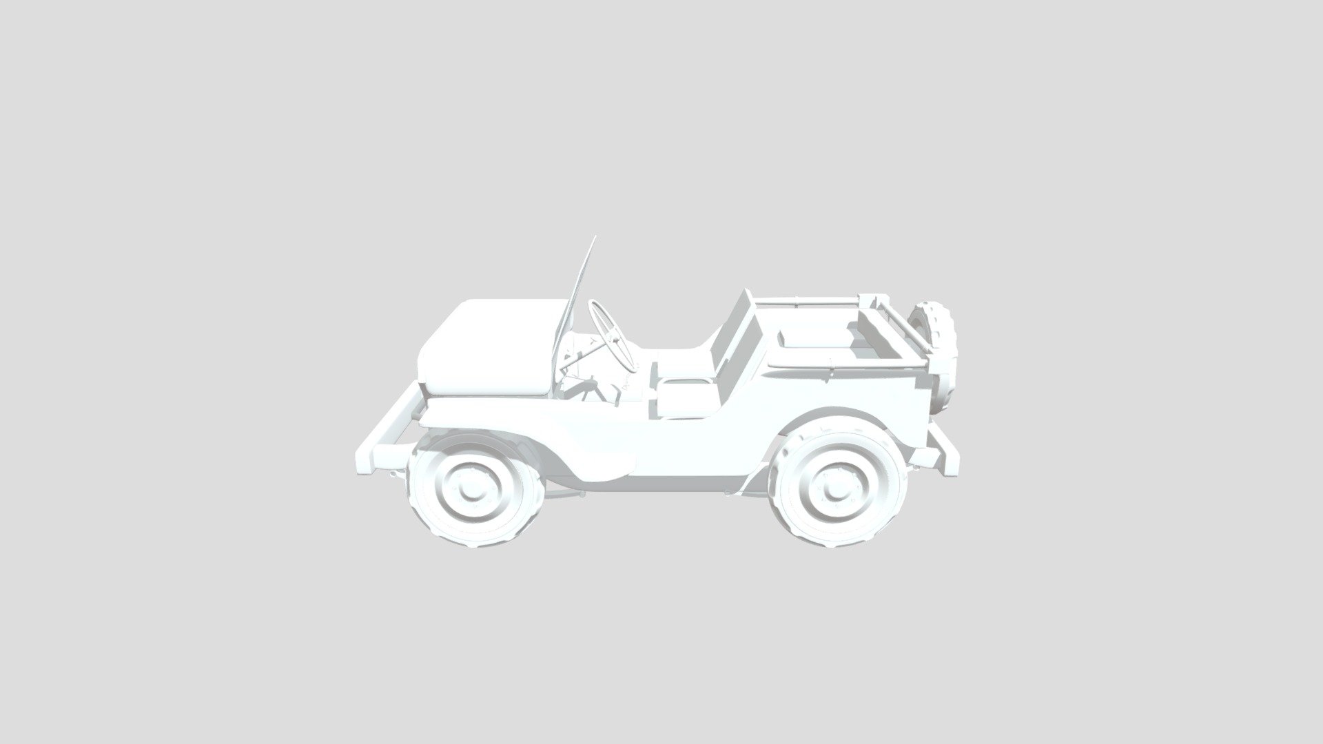 WILLYS JEEP. - 3D model by adisubhash38 [4a5337d] - Sketchfab