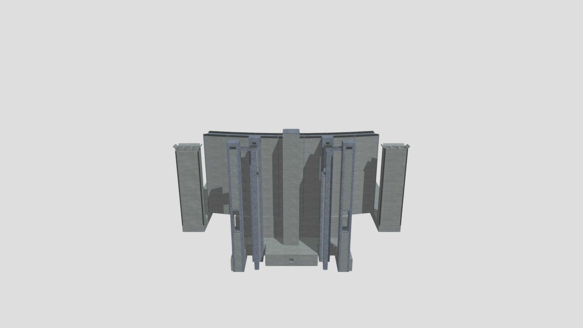 Dam - Download Free 3D model by mamiexfanchen [4a542f1] - Sketchfab