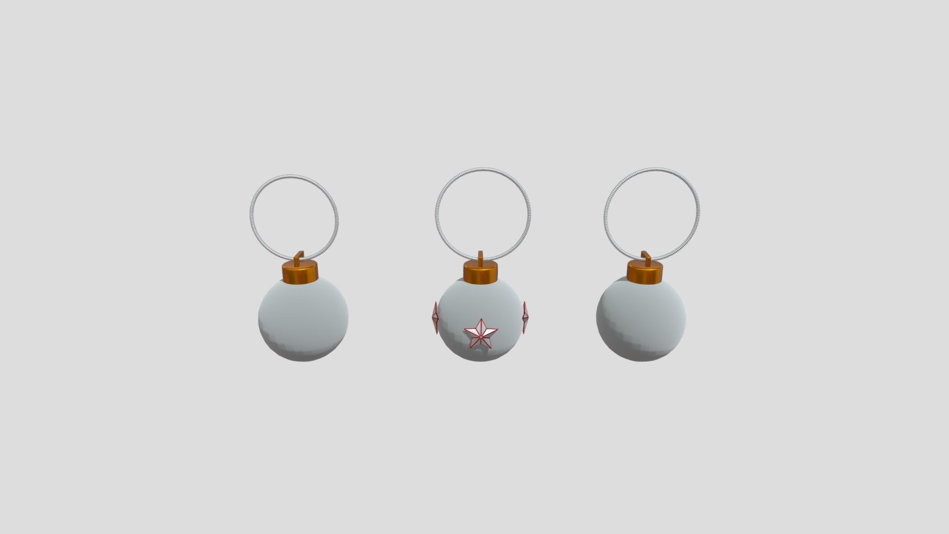 Triple Customizable Ornaments in blender - 3D model by 3DGW [4a54b01 ...