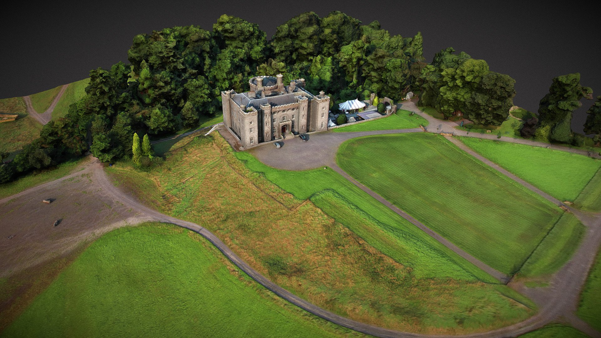 Slane Castle | IRELAND - Download Free 3D model by Arqueomodel3D ...