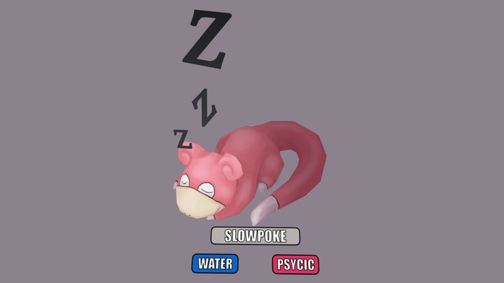 Slowbro 3D models - Sketchfab