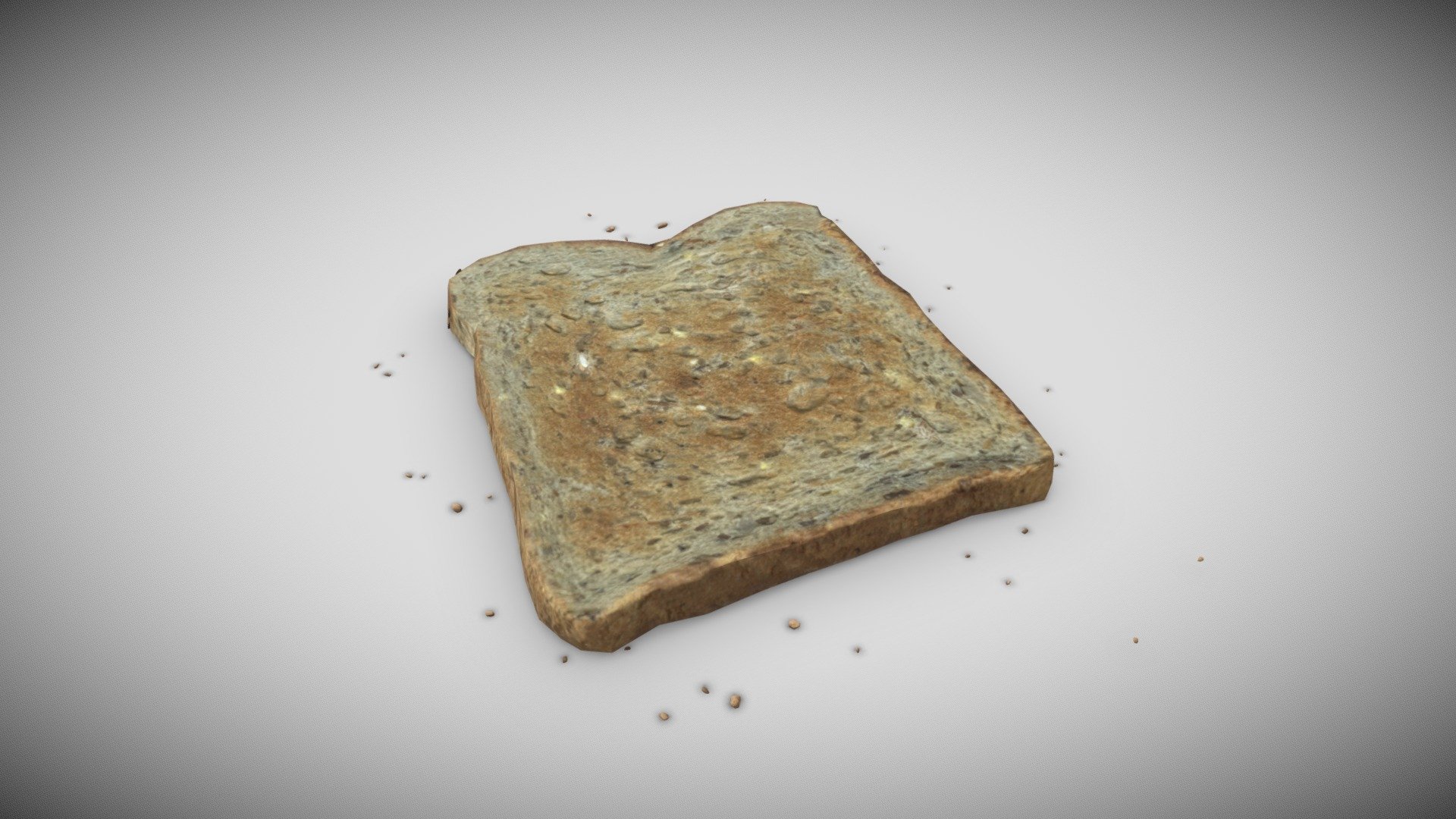 Slice of Toast - 3D model by jamesbroadley [4a56edb] - Sketchfab