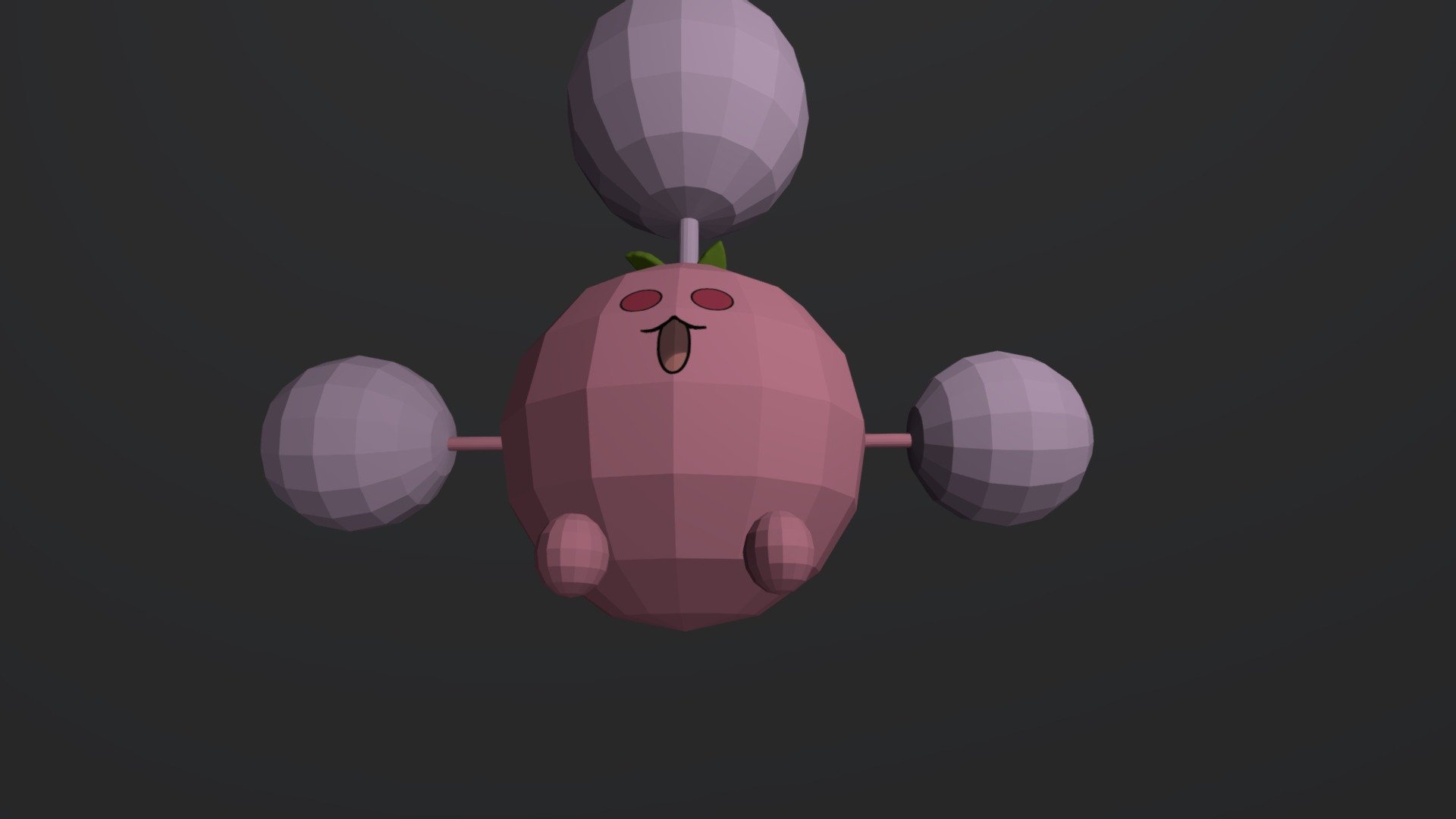 Jumpluff pink - 3D model by jogproof [4a57b69] - Sketchfab