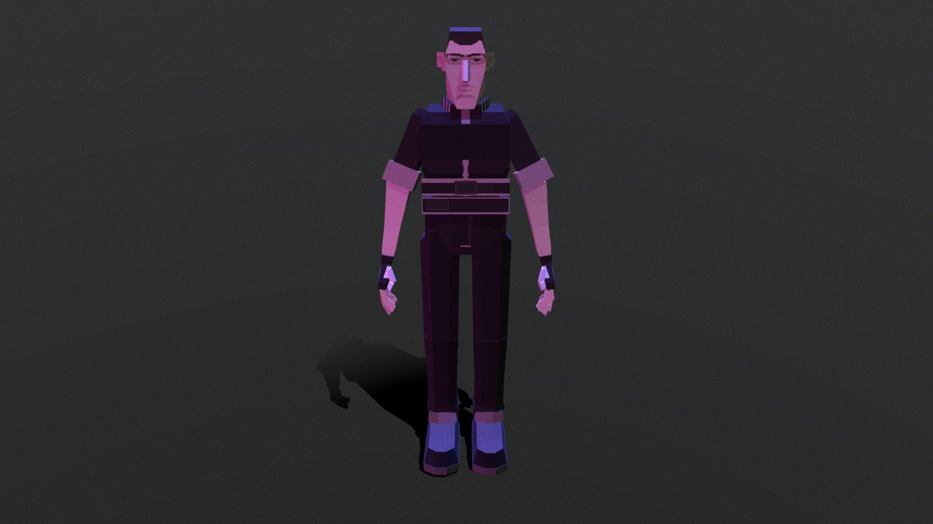 lowpoly character - 3D model by kuma01artes [4a5a083] - Sketchfab