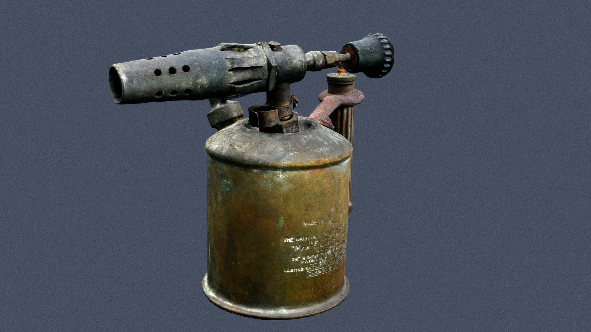 Steampunk Blowtorch Scan - Download Free 3D model by fhackemer ...