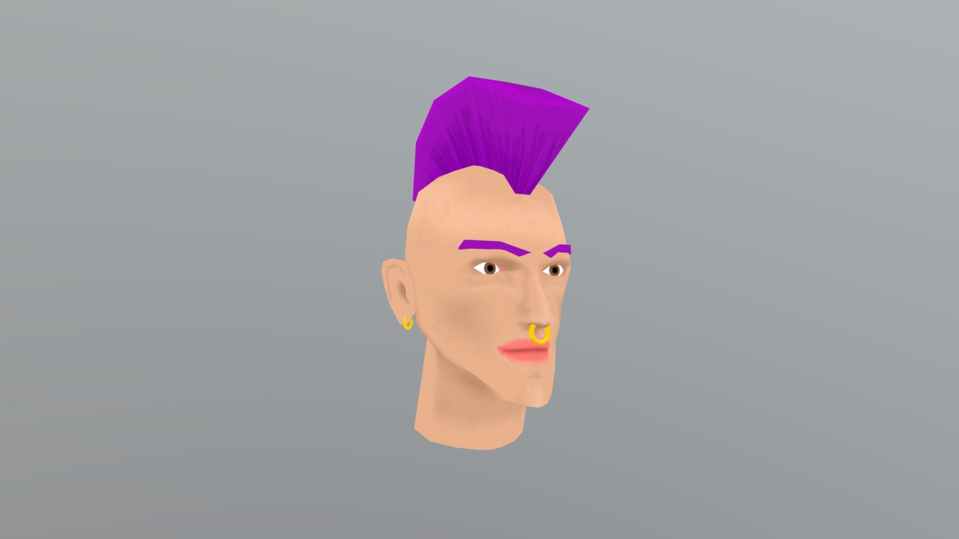 Punk Head - 3D model by IgorSeleznev [4a5c6c9] - Sketchfab