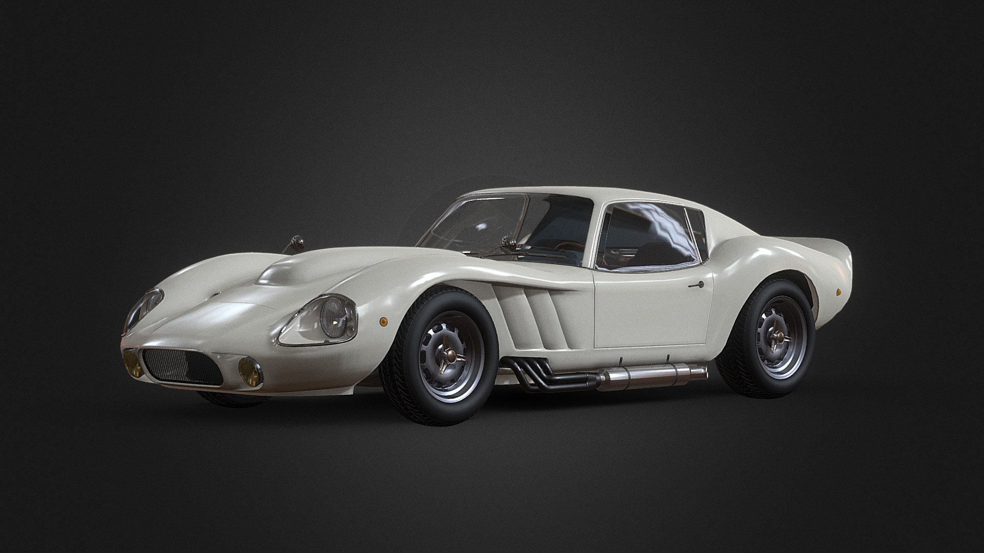 1960s Le Mans Style GT Racing Classic Coupe - 3D model by OxS49 ...