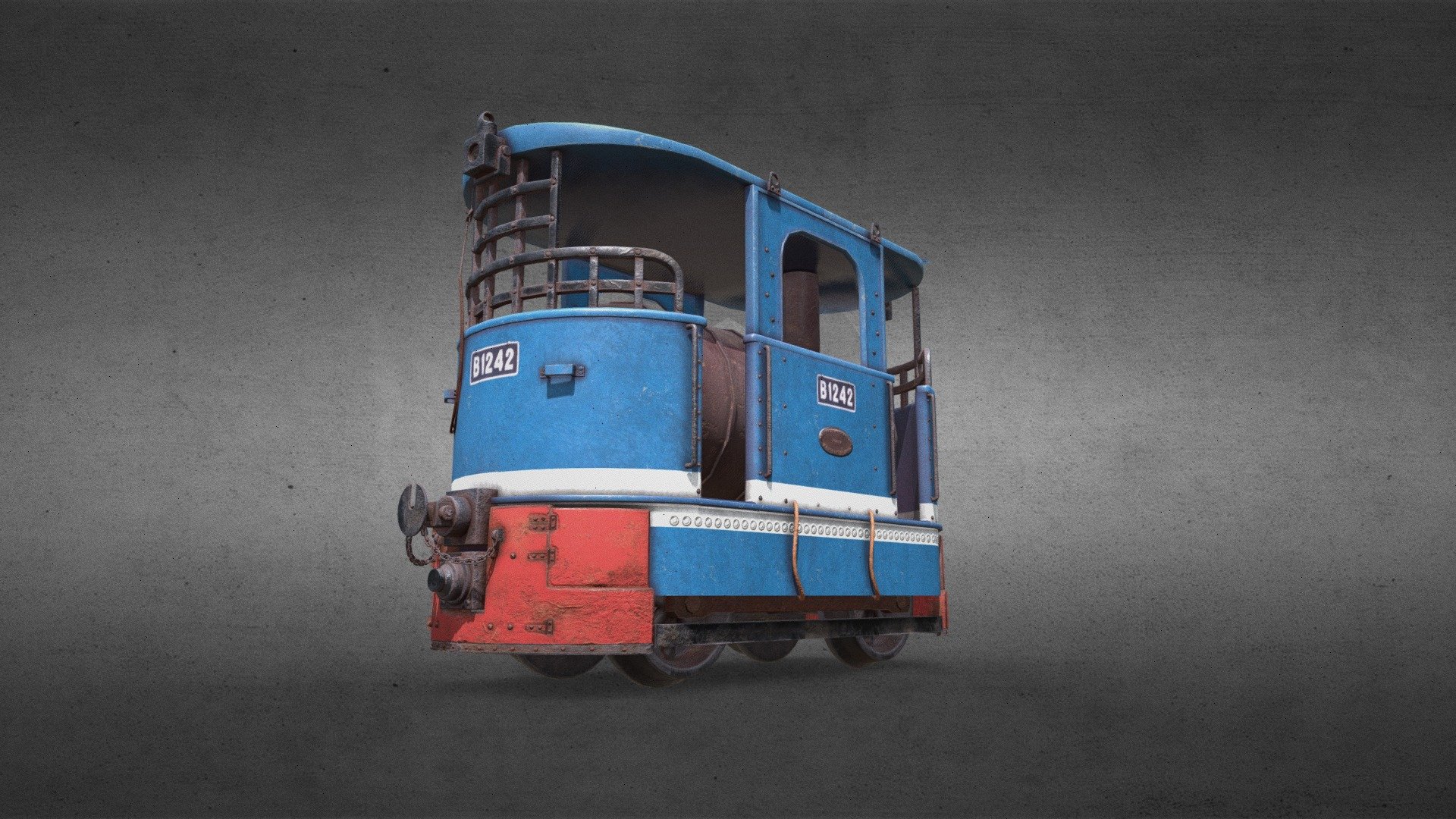 B1242 steam tram locomotive (Surabaya) - 3D model by fauzan_3d (@mbooo1 ...