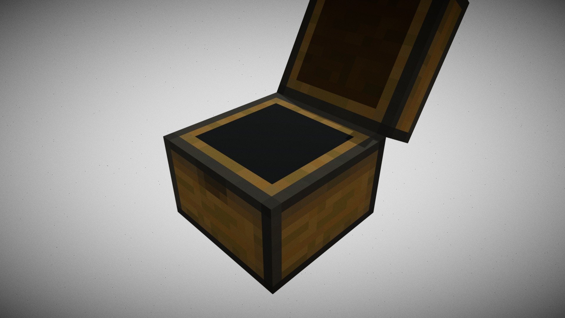 [REALISTIC ANIMATION] Minecraft chest - 3D model by Rockpaperperson ...