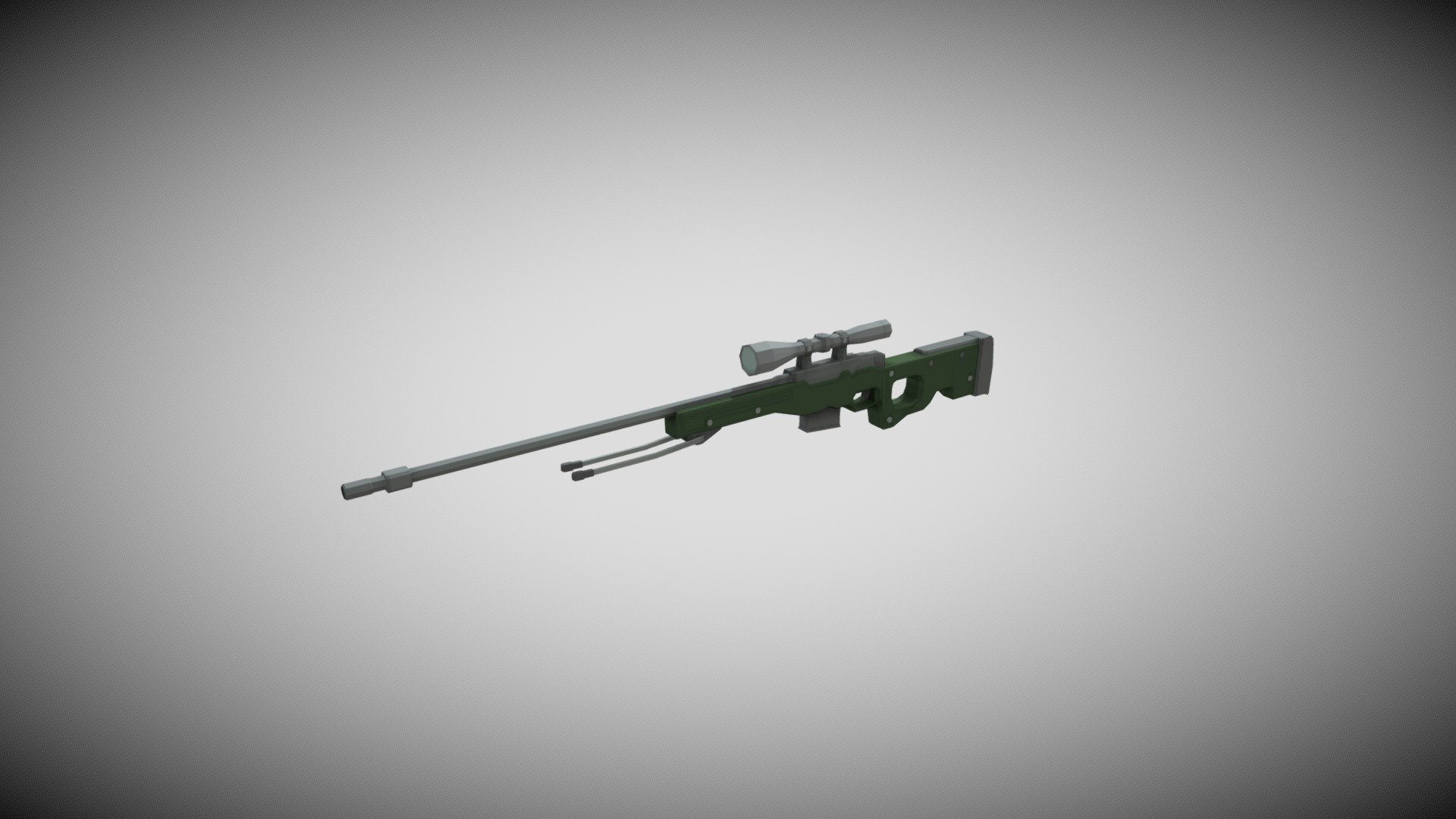 Lowpoly 3D AWP - Download Free 3D model by MysticGuy [4a62c90] - Sketchfab