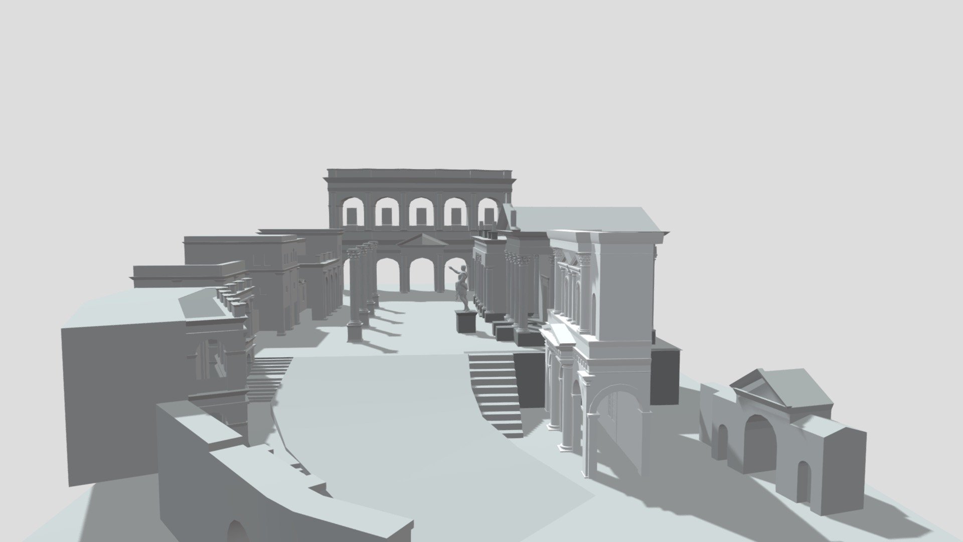 ROMAN SET 2 - 3D model by emmil [4a664b7] - Sketchfab