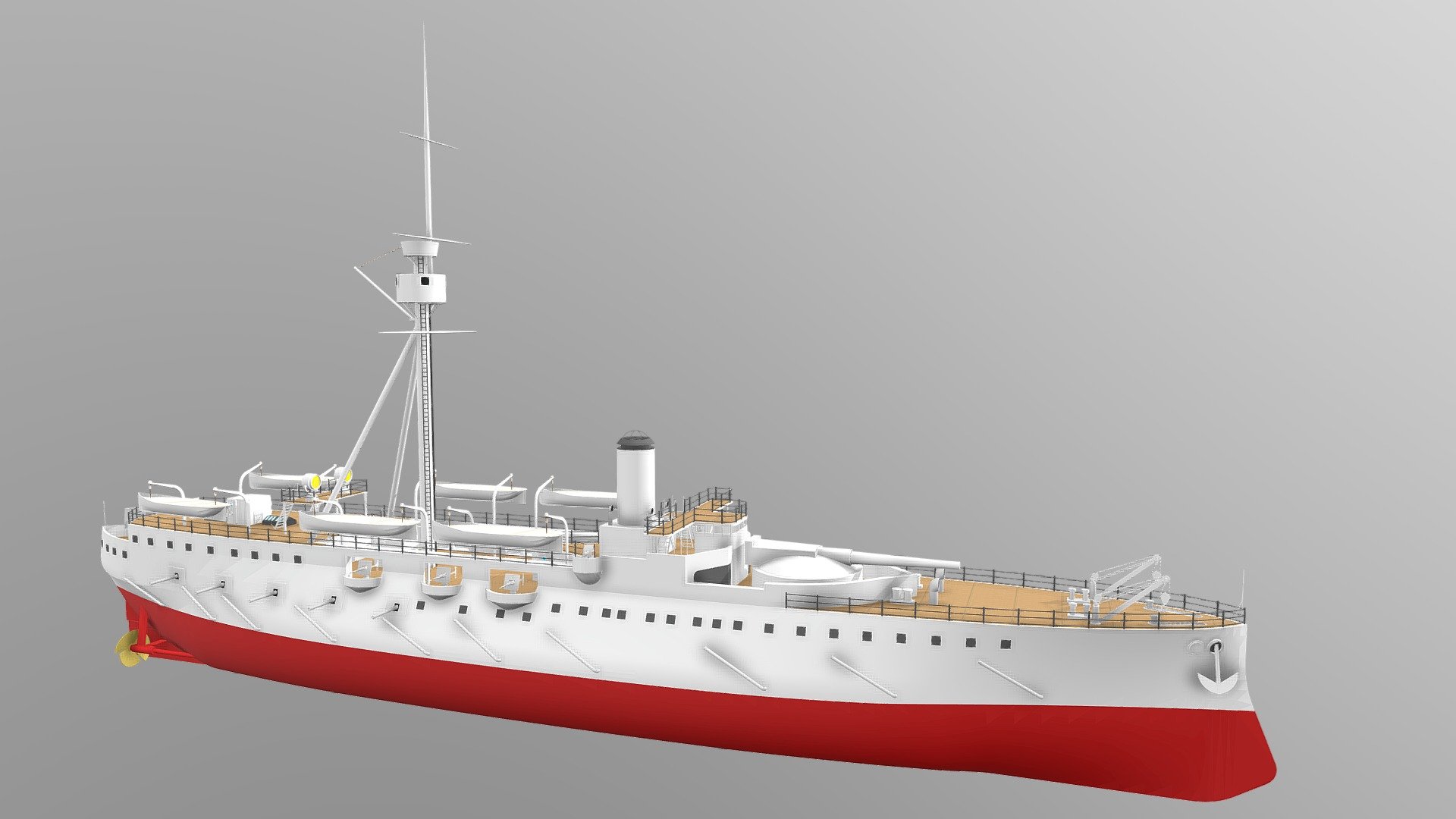 IJN Itsukushima - Download Free 3D model by martyn169 [4a6656e] - Sketchfab