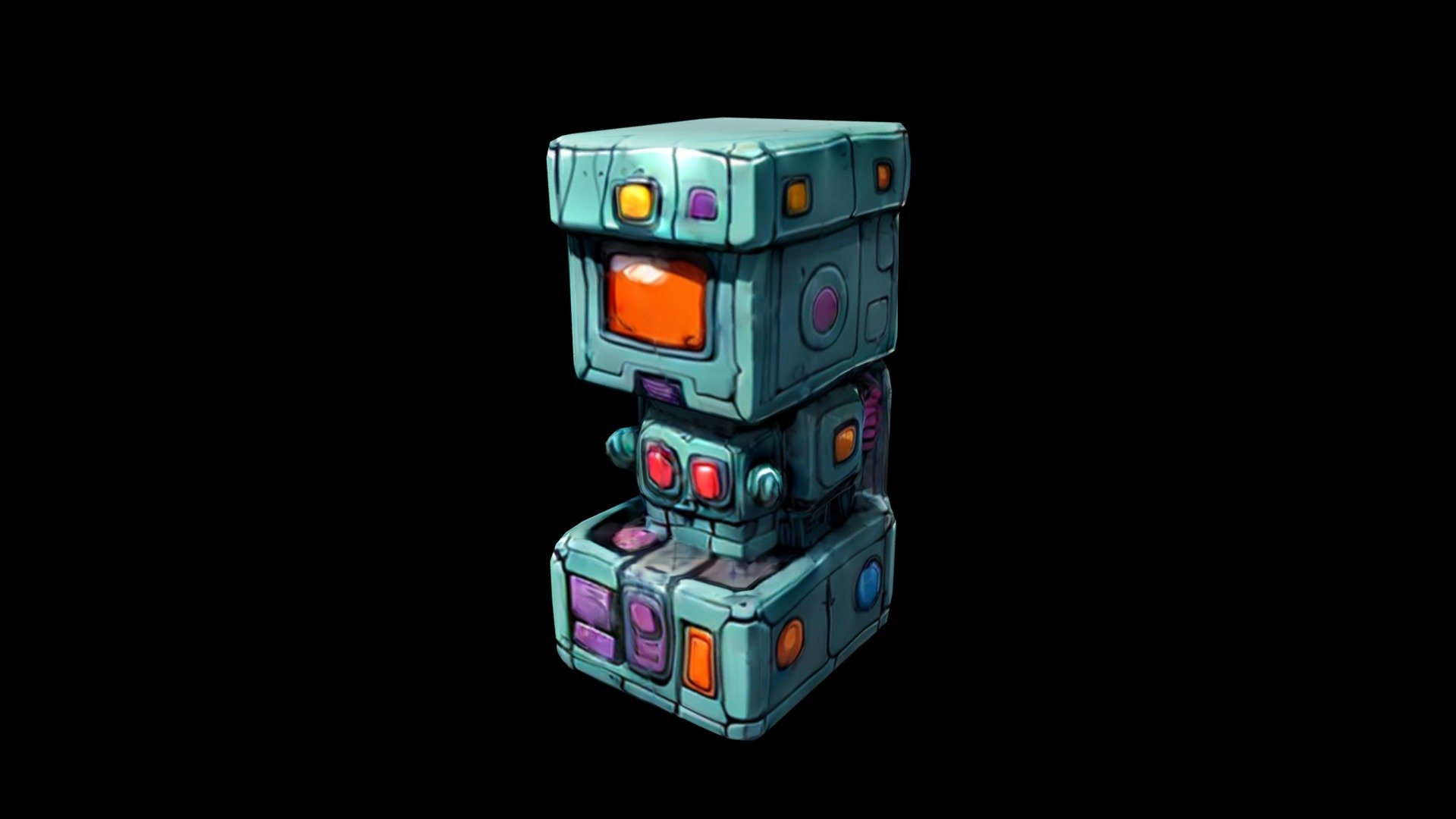 Robots face - Download Free 3D model by klrxyz [4a6b080] - Sketchfab