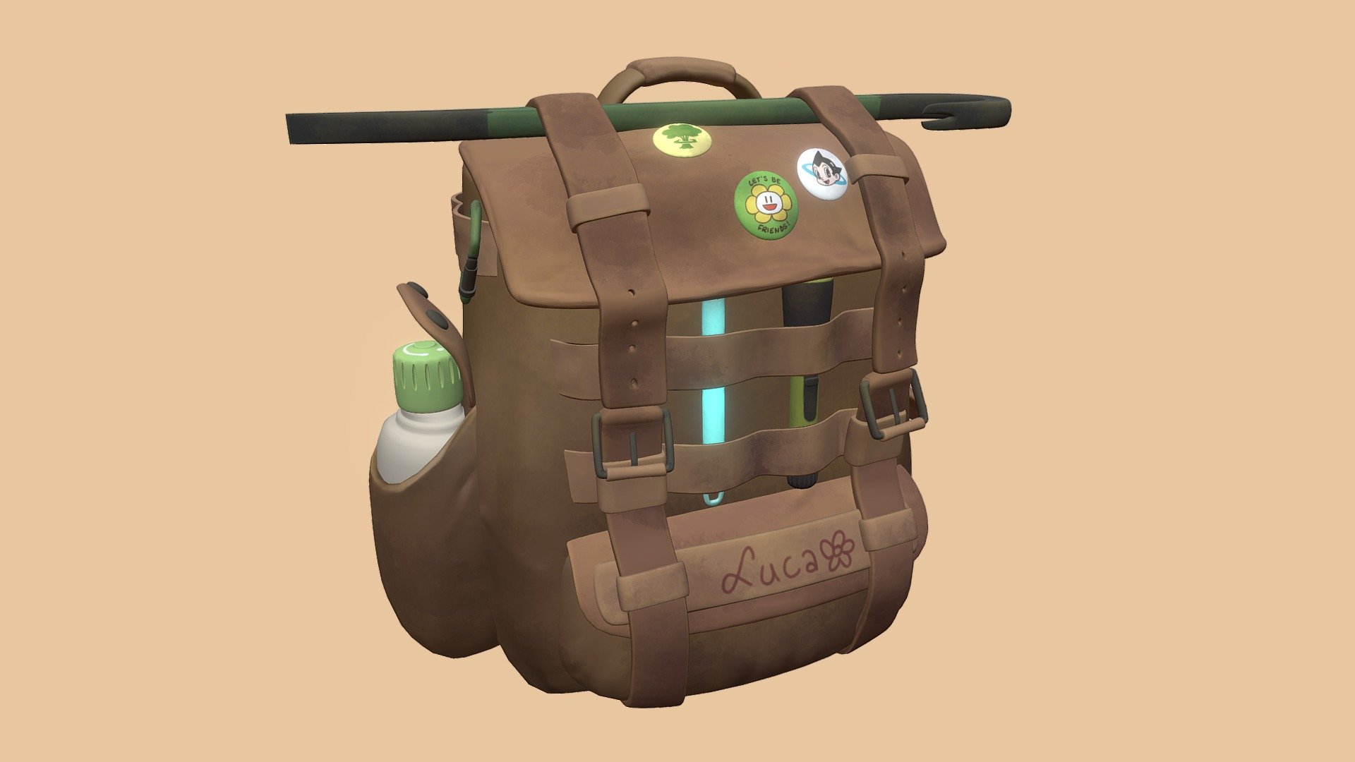 Luca's backpack (READ-ONLY MEMORY) - 3D model by Aohmin [4a6b3e5 ...