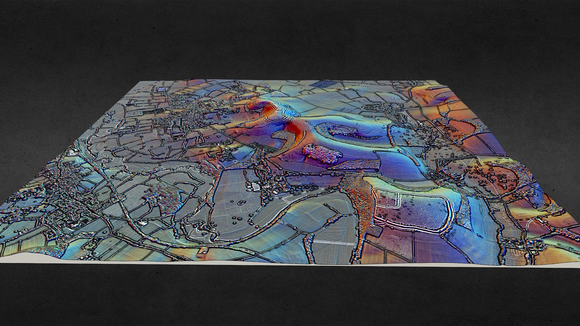 Hambledon Hill, Dorset - 3D lidar landscape - Download Free 3D model by ...