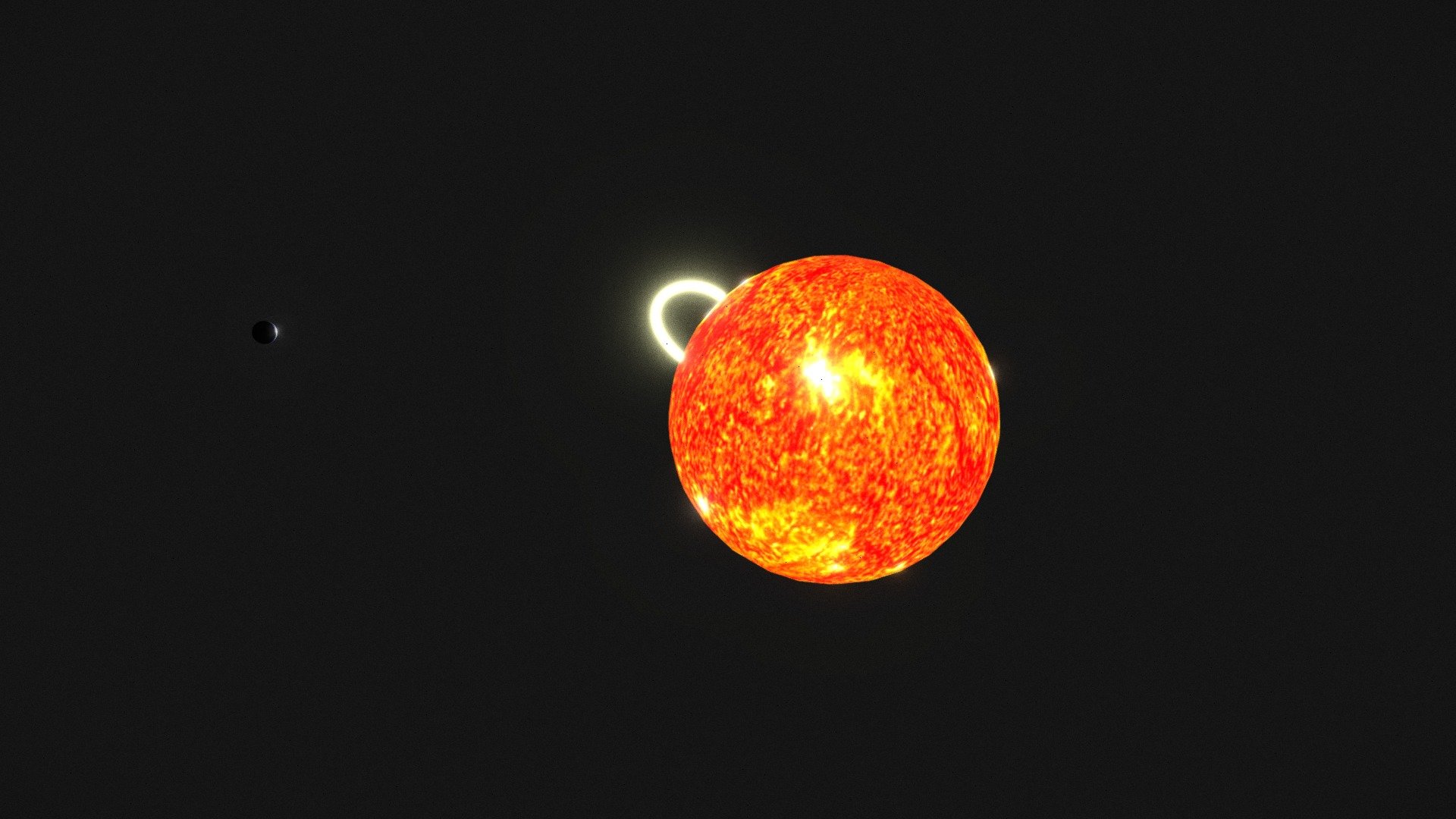 Coronal loop in young star with a planet - 3D model by Ignazio ...