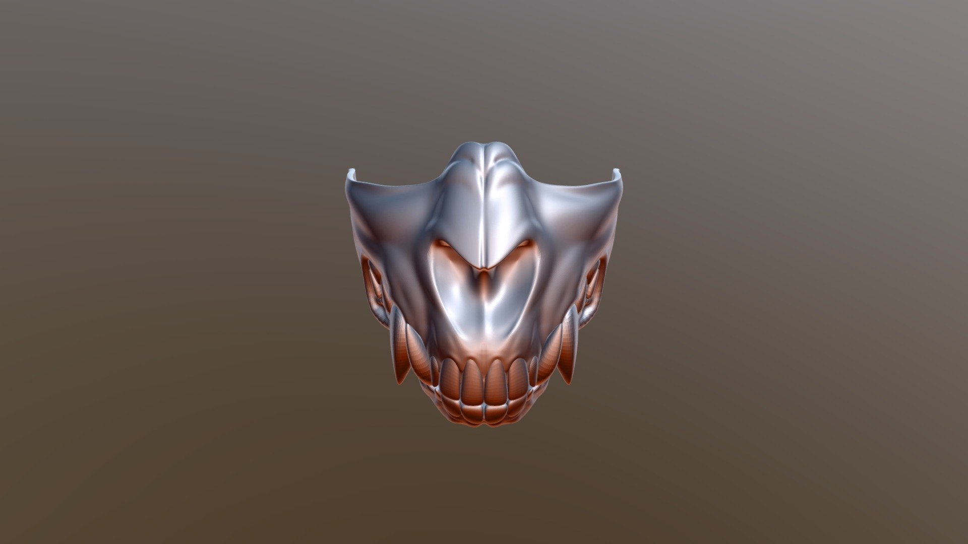 Monster Half Mask Sketchfab Example - 3D model by ragsy [4a6ce78 ...