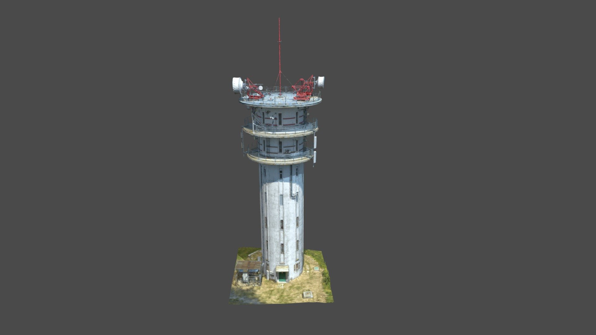 Cell Tower Skalka concrete tower - 3D model by PANFOTO [4a6da55 ...