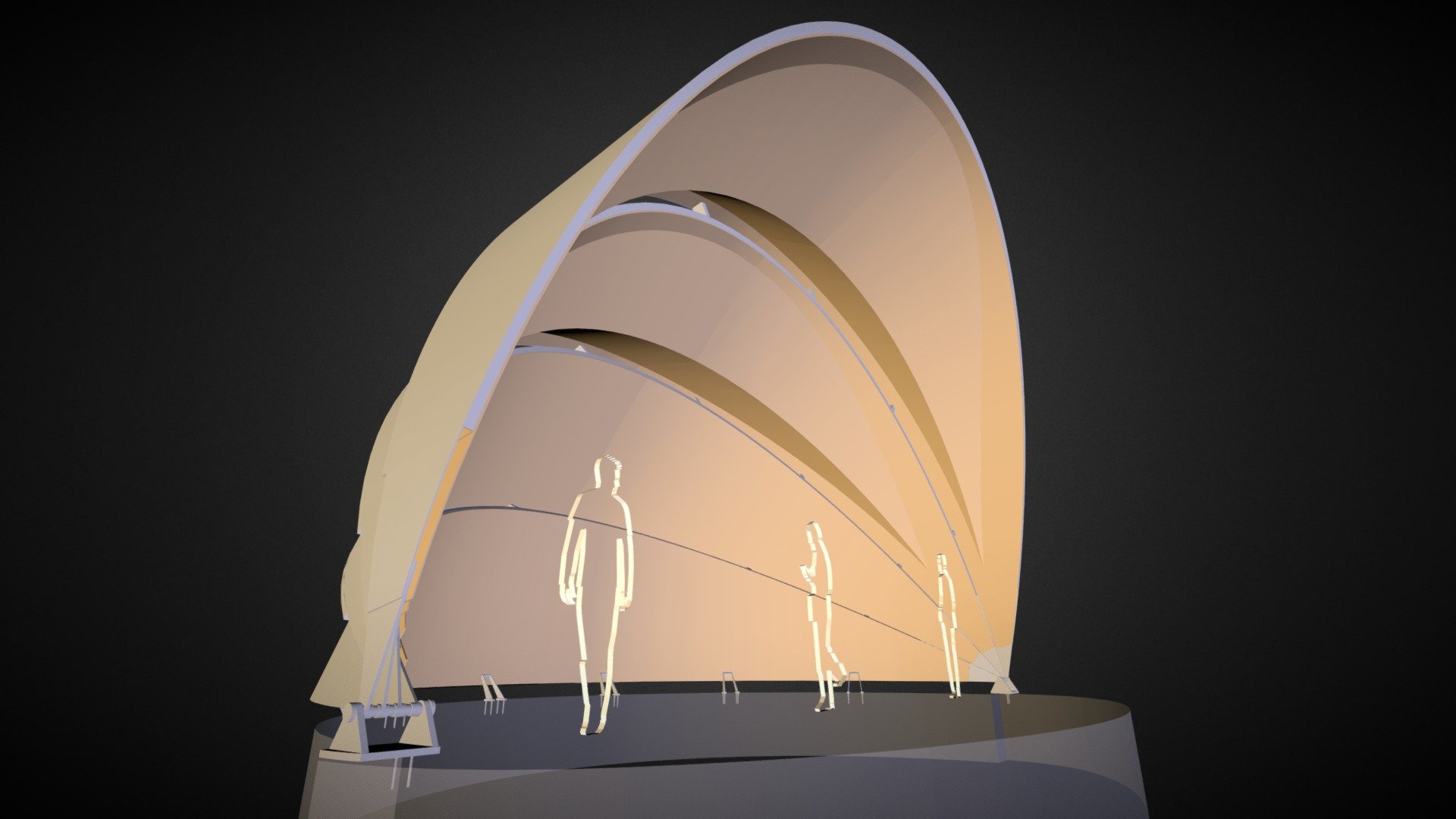 Beacon Park Bandshell - 3D model by StructureCraft [4a70b5b] - Sketchfab