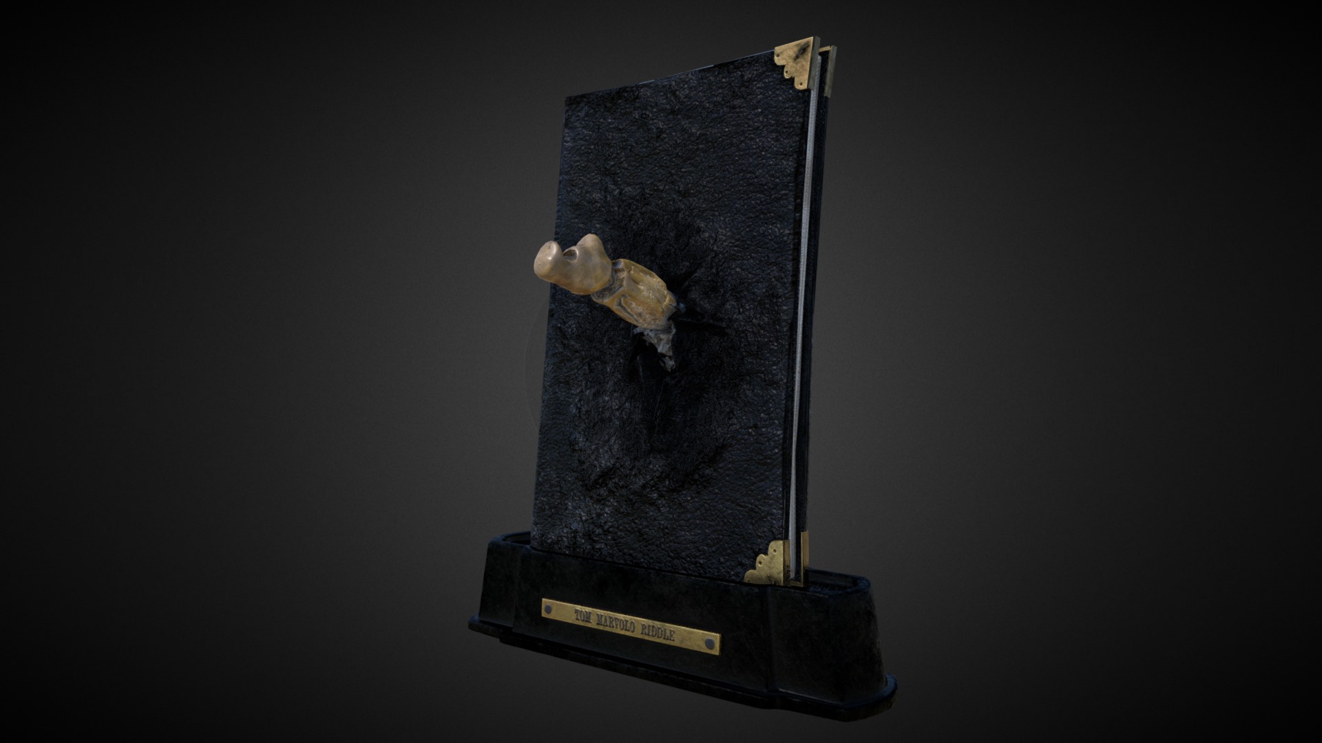 Tom Riddles Diary - Harry Potter Fanart - 3D model by SimonJEdwards3D ...