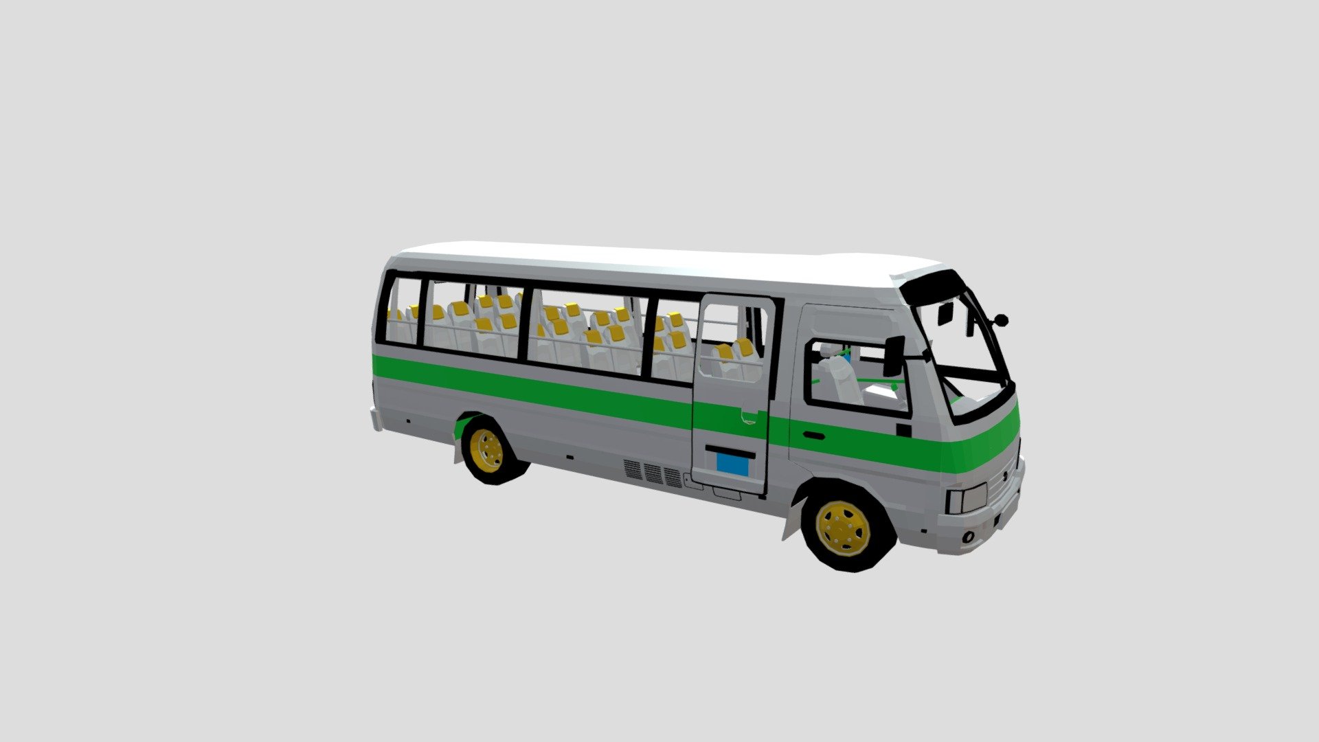 Jordanian Coaster Bus - 3D model by Muthana Rebabah (@muthanarababh ...