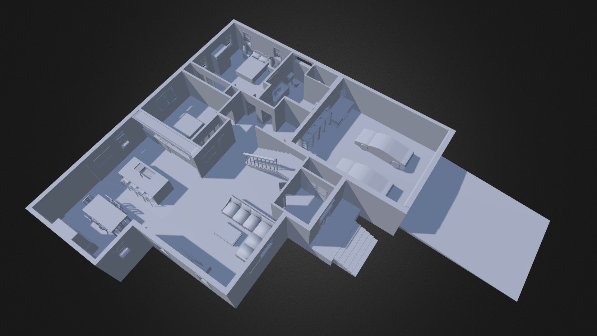 House Example - 3D model by Brad Erickson (@brerick) [4a74e57] - Sketchfab