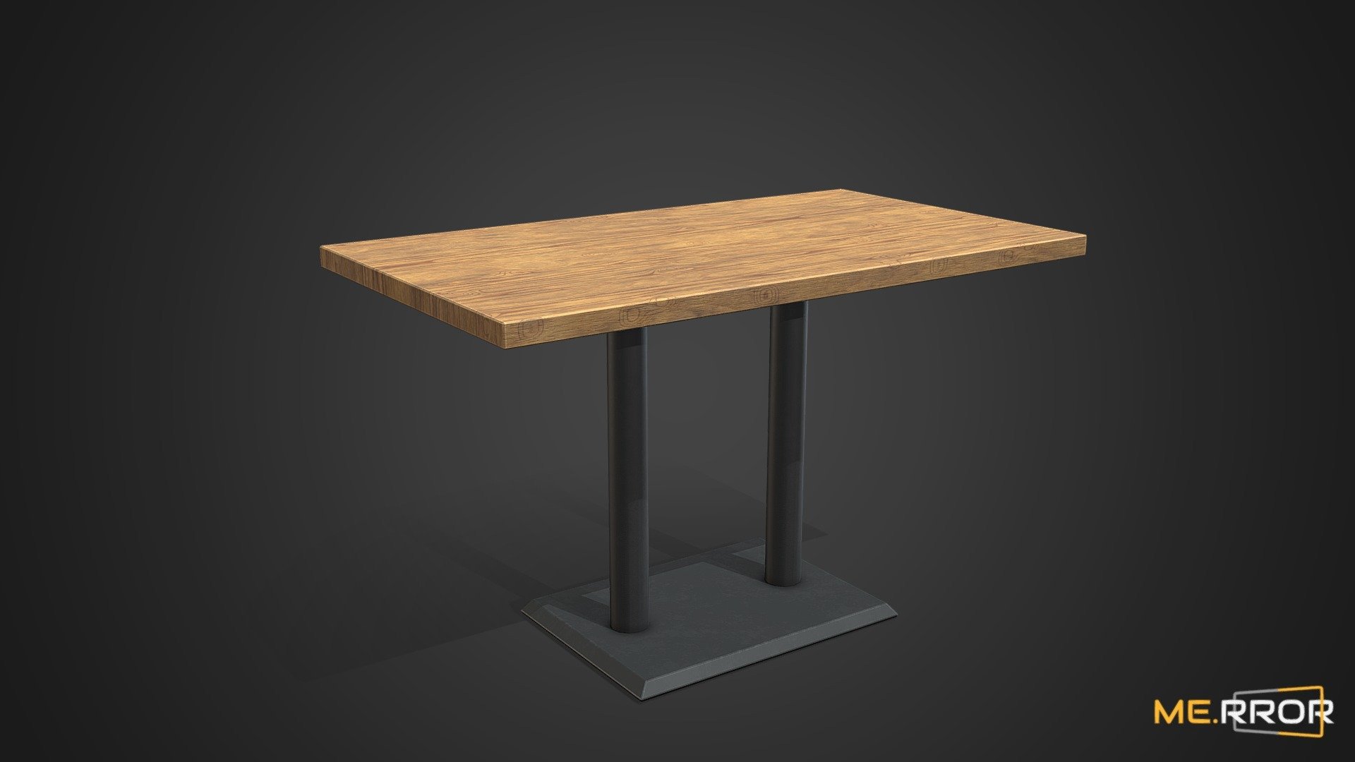 [Game-Ready] Rectangular Wooden Table - Buy Royalty Free 3D model by ME ...
