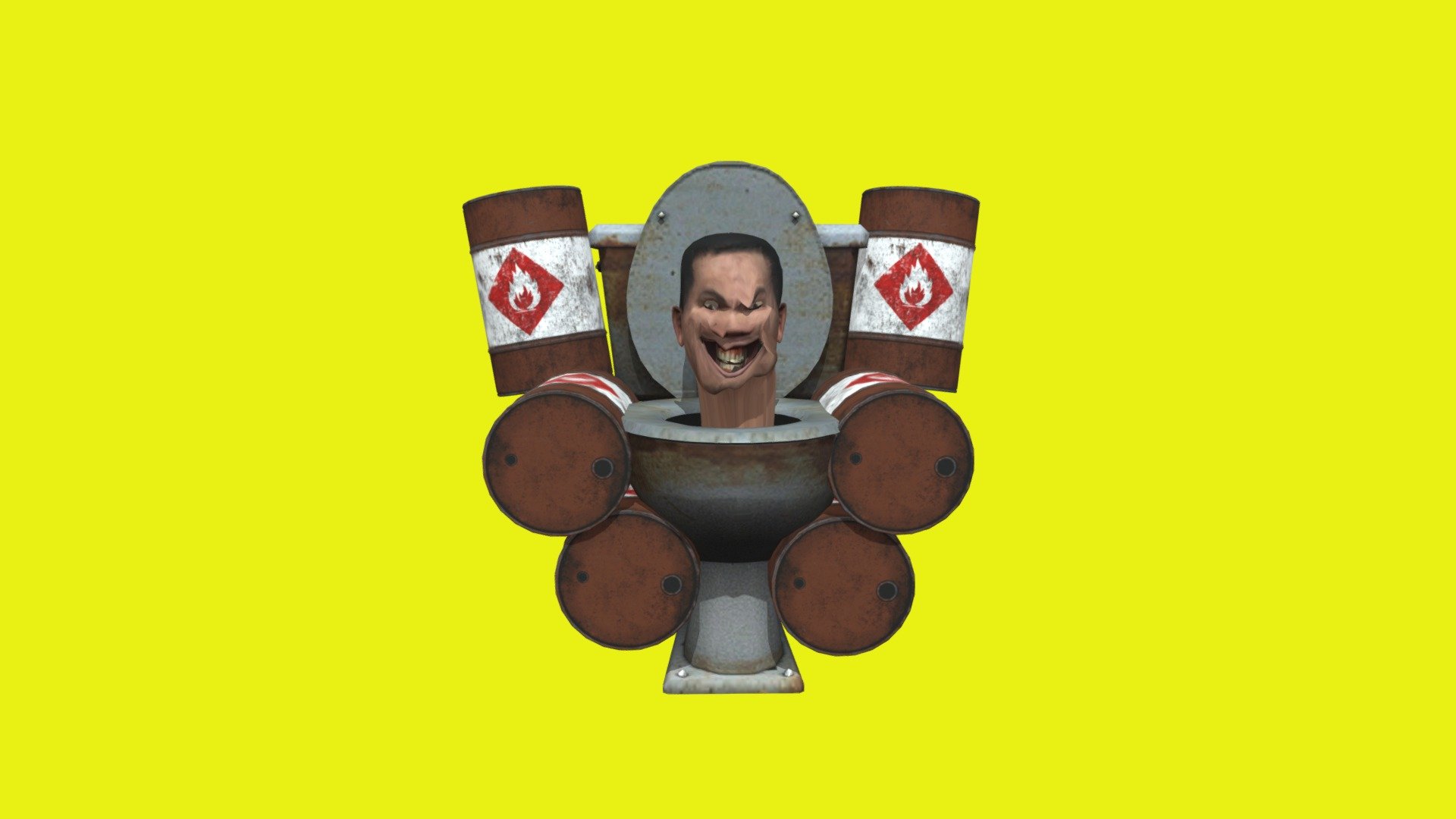 Explosive kamikaze Skibidi Toilet - Download Free 3D model by LIROLISM ...