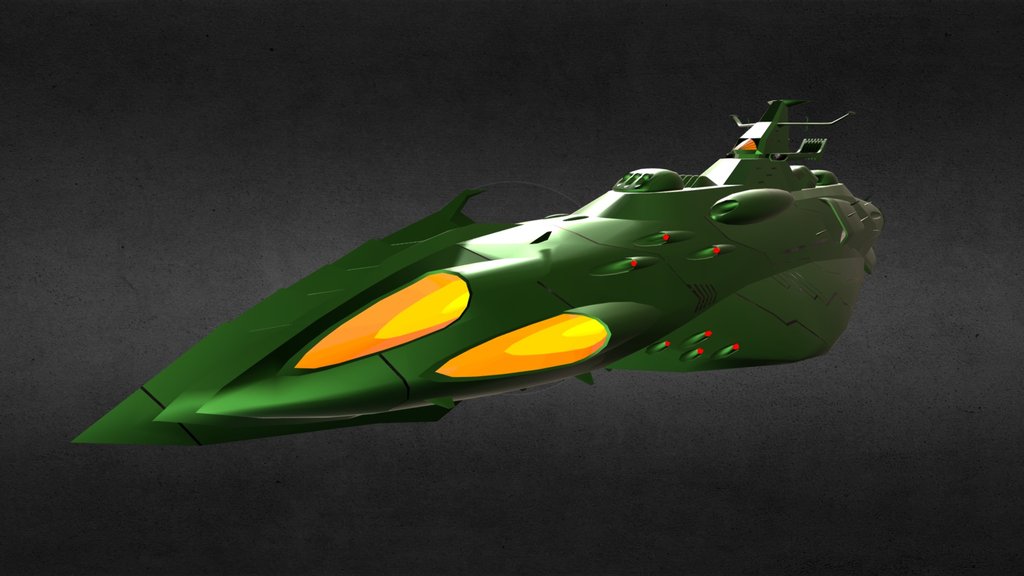 Space Battleship Yamato - A 3D model collection by gavinpgamer1 - Sketchfab