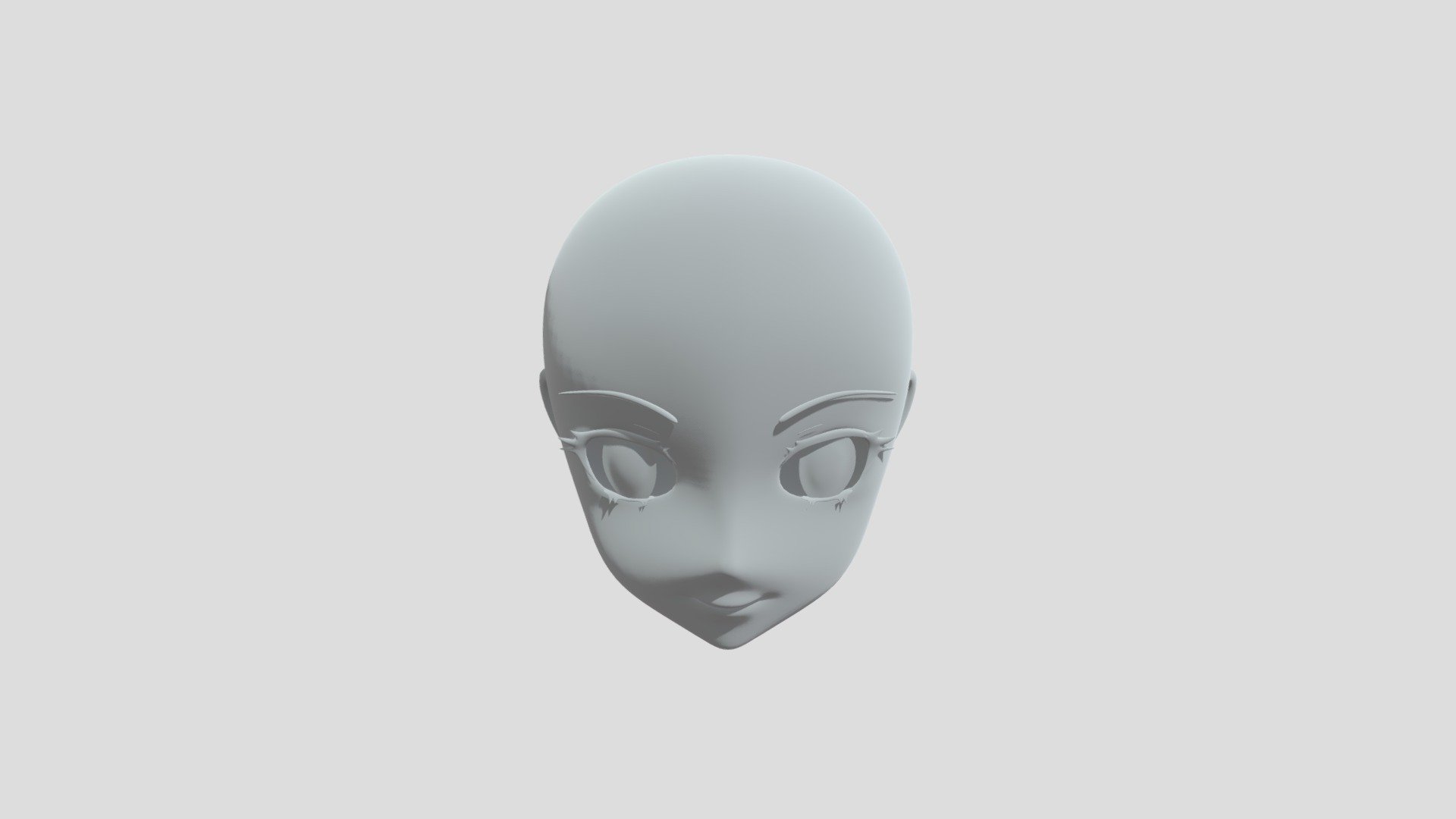 Anime Head model - Download Free 3D model by Shiro_2008 [4a77098 ...
