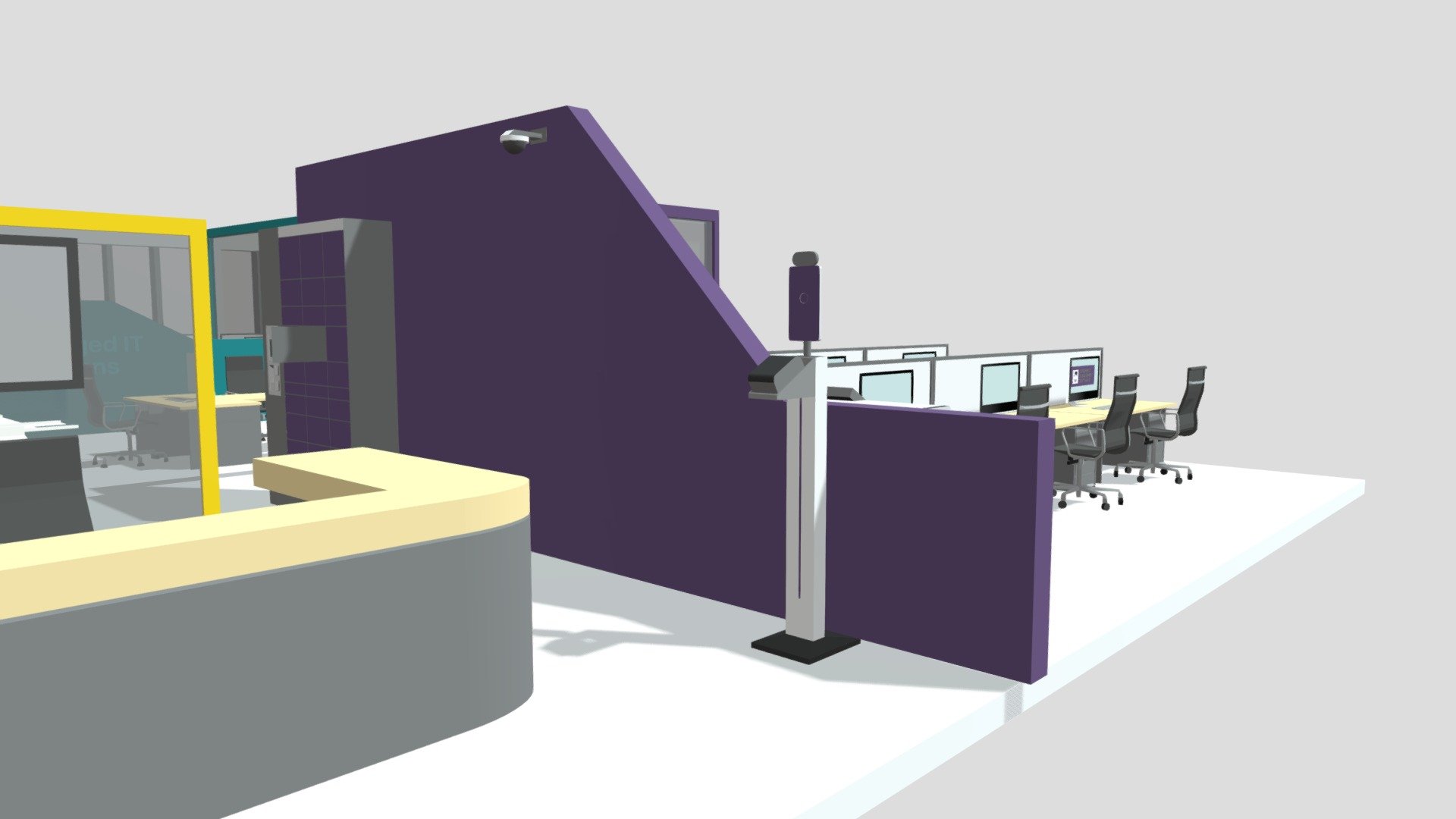 test office - Download Free 3D model by aucdc [4a77208] - Sketchfab
