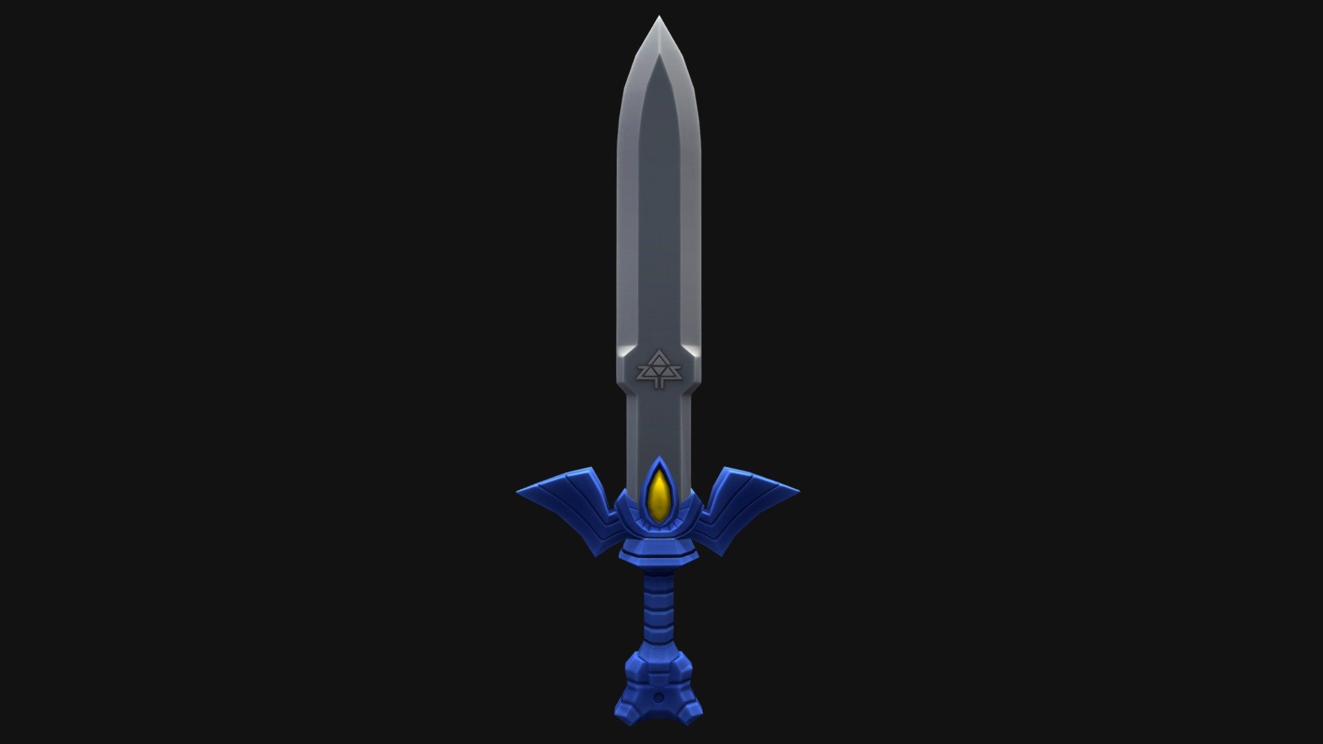 The "Master Sword" - "Zelda Wind Waker" [FANART] - 3D model by Fraser ...