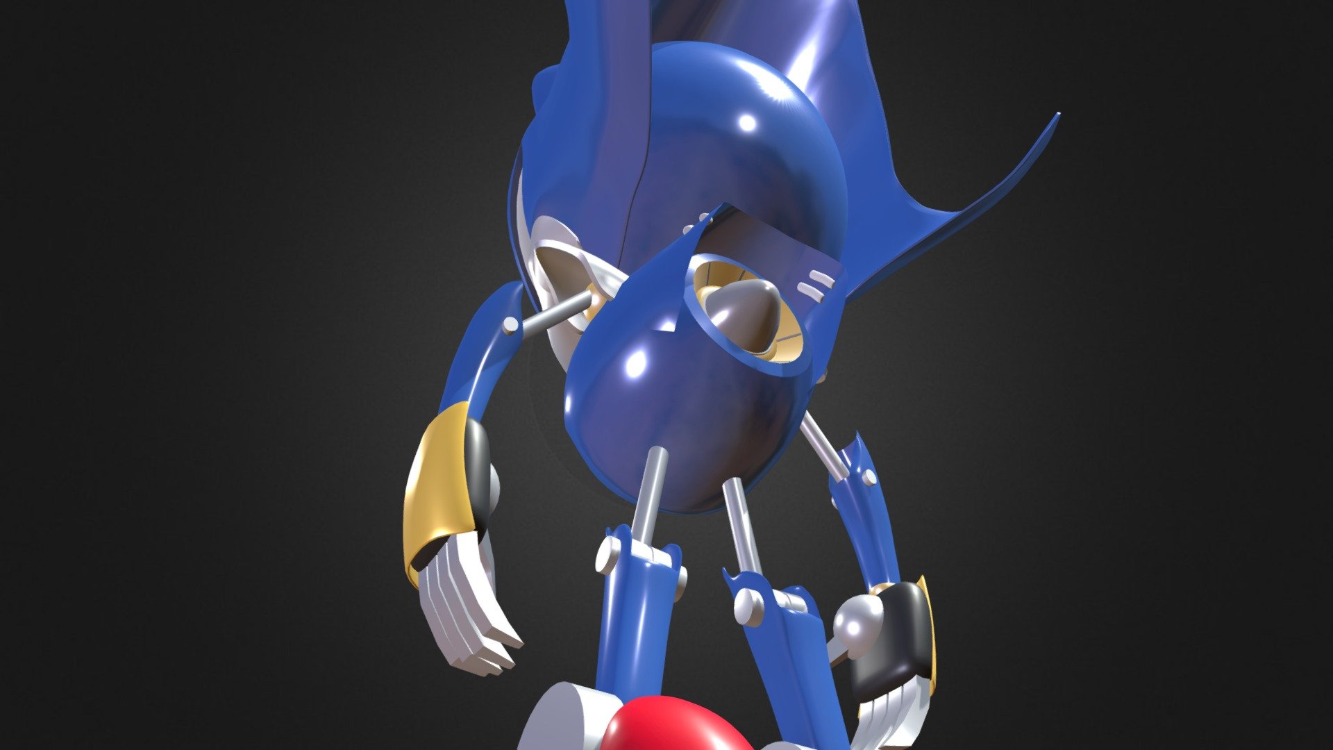 Metal Sonic-sonic menia style - Download Free 3D model by Blue ...