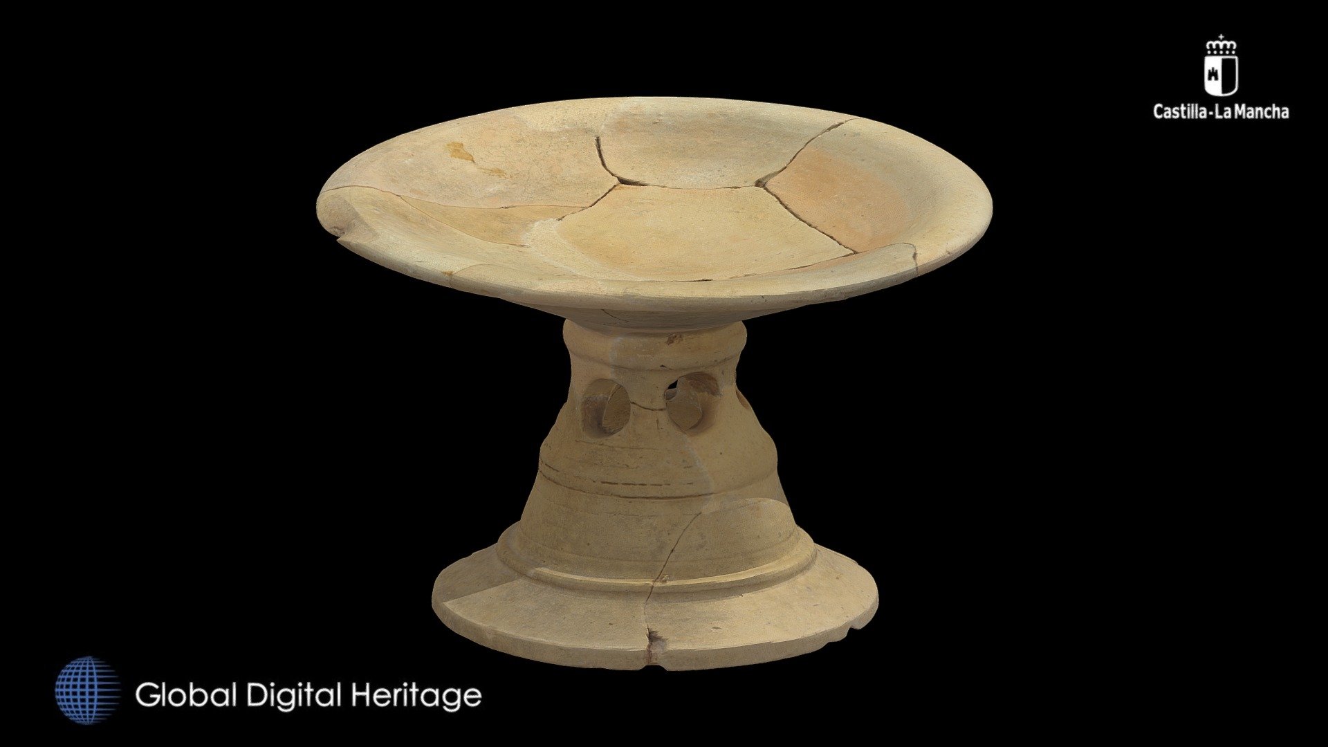 Iberian high foot plate, Cerro de las Cabezas - Download Free 3D model ...