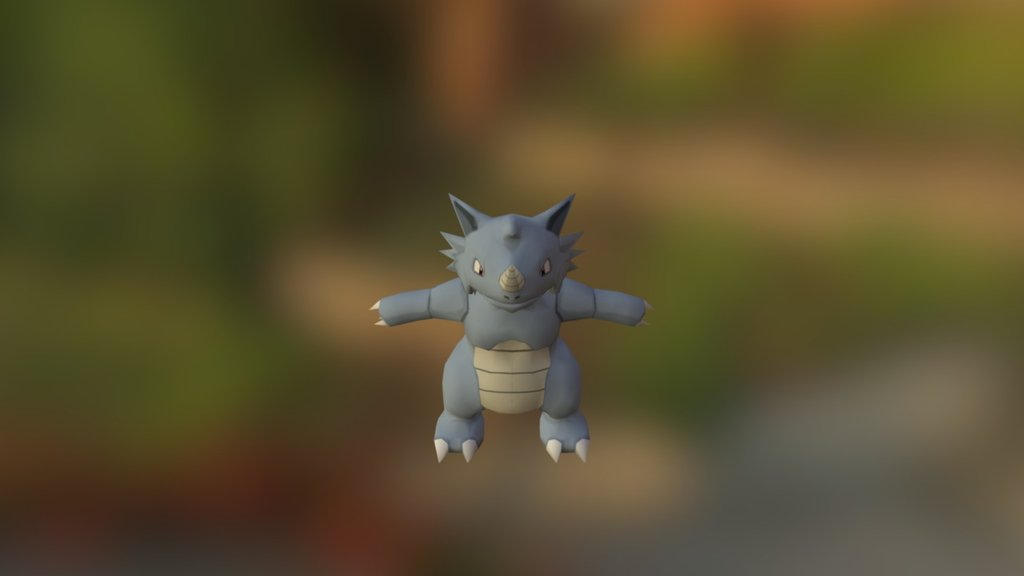 #112 Rhydon Pixelmon - 3D model by ExodiaLeader [4a7f493] - Sketchfab