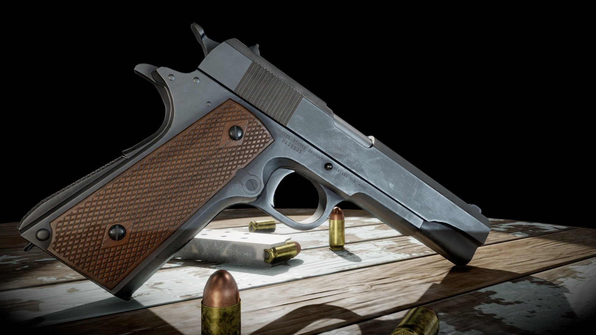 M1911 (New Version) - Buy Royalty Free 3D model by creationwasteland ...