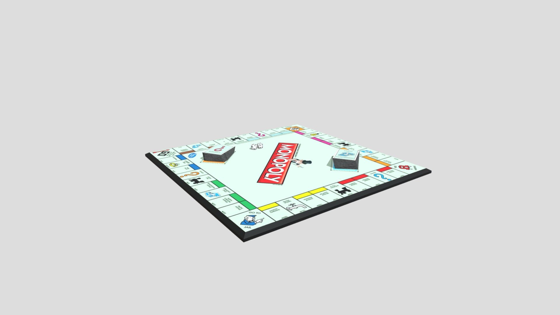 Monopoly - 3D model by zackjones [4a80349] - Sketchfab