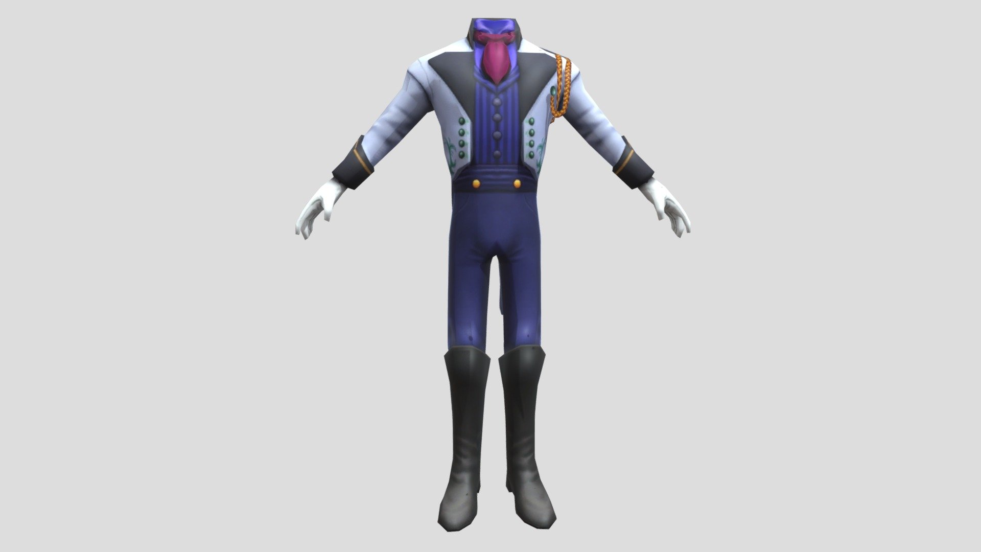 Evil Prince Hans Clothes - Download Free 3D model by Princess Gowns ...