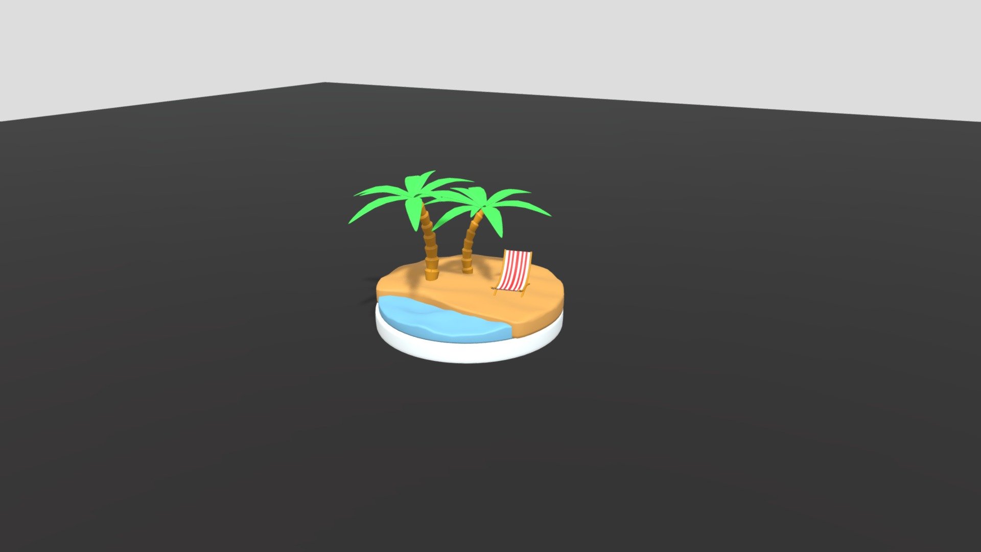 Beach - Download Free 3D model by FusionArt 3D (@FusionArt_3d) [4a81574 ...